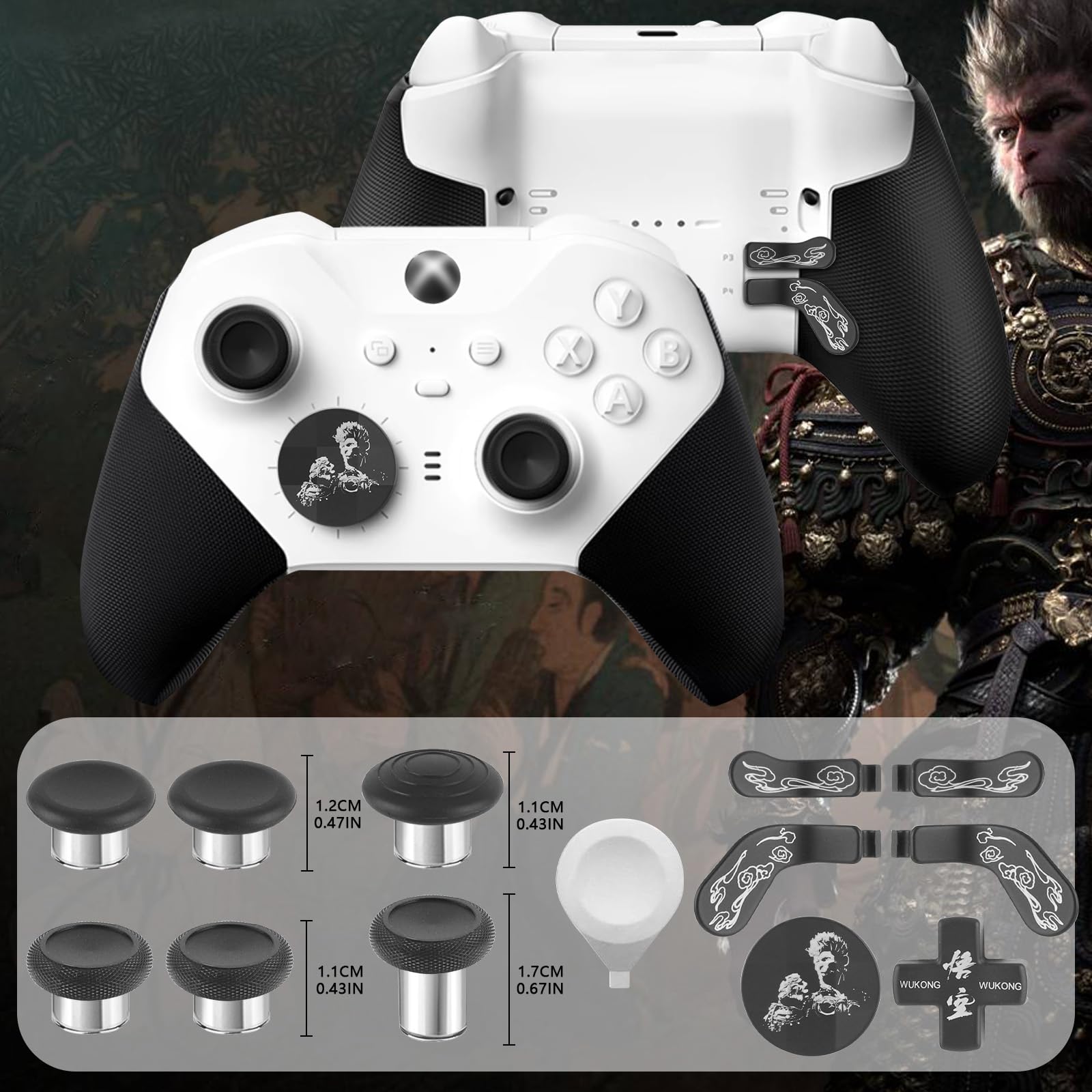 Snapklik.com : BSUZUN Component Pack For Xbox Elite Controller Series 2 ...