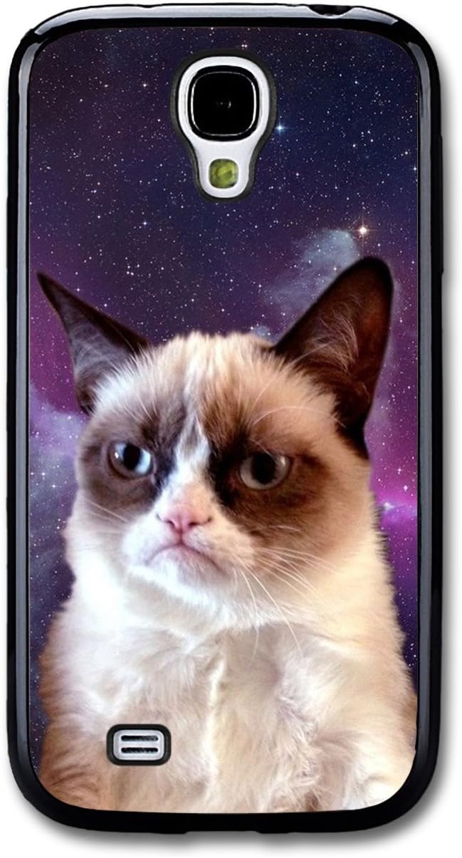 Amazon.com: Grumpy Cat In Space Galaxy case for Samsung Galaxy S4 A3350 ...