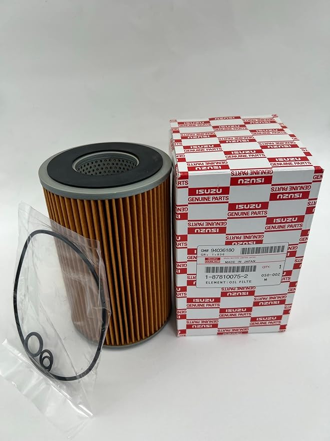 Amazon.com: Genuine Isuzu 1-87810-075-2 Oil Filter for 6BB1,6BD1, and ...