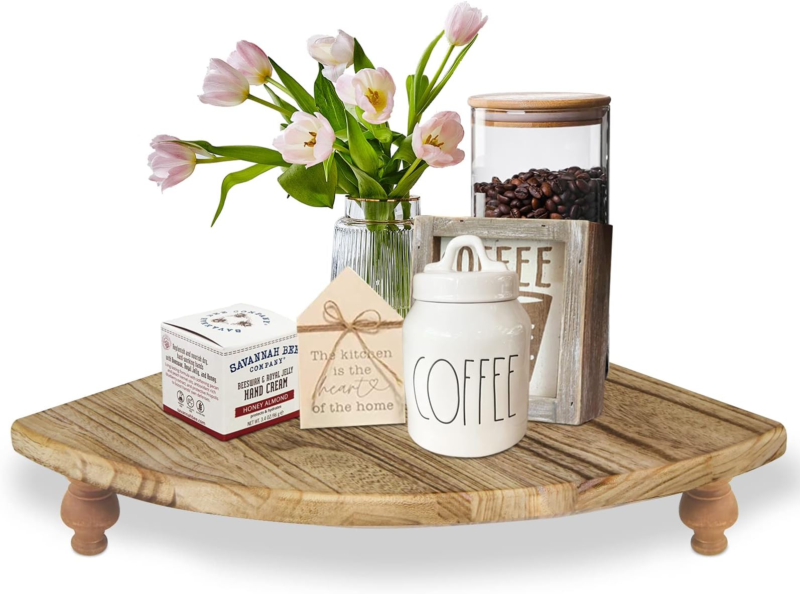 Amazon.com: Farmhouse Corner Shelf Stand [with Removable Feet ...