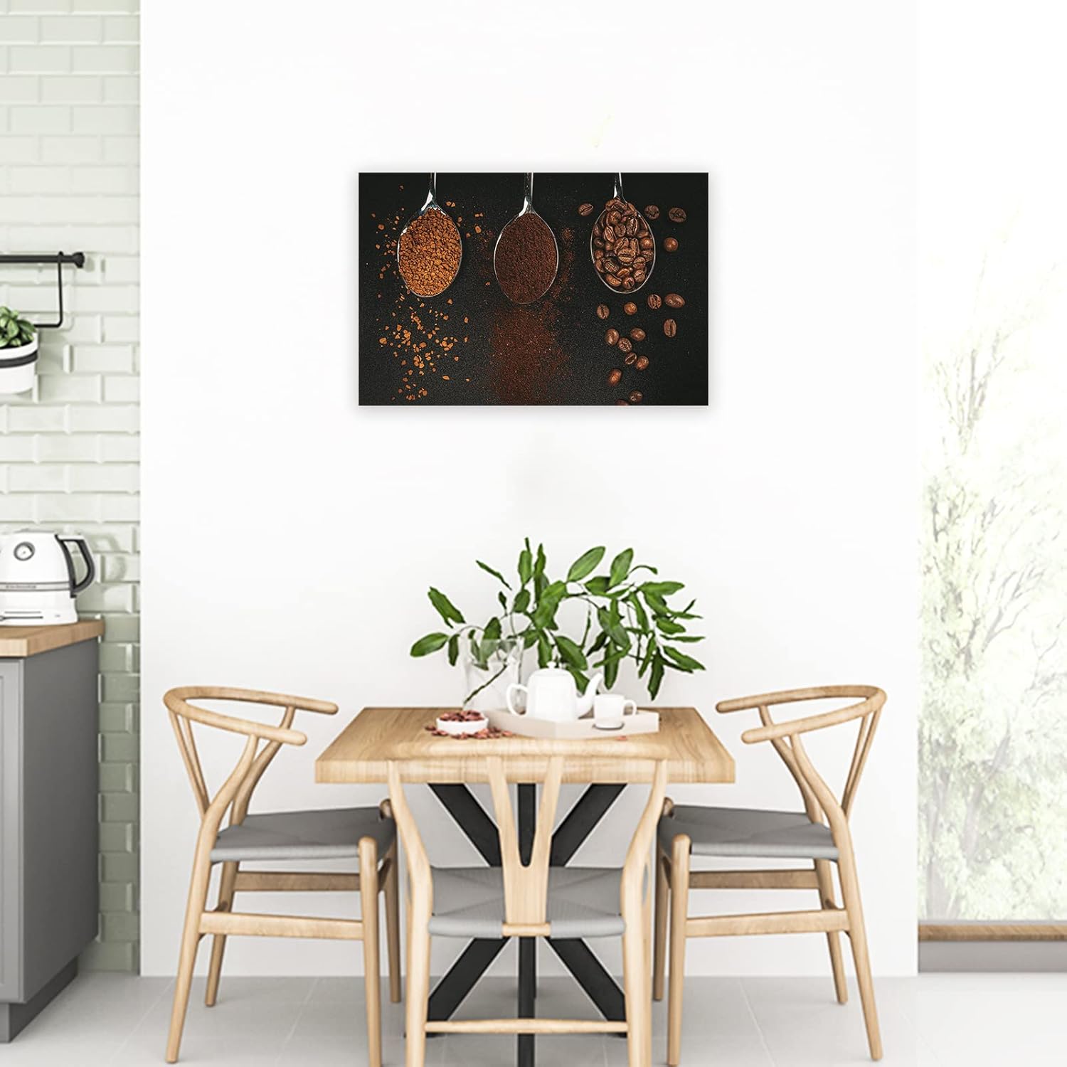 DOARTDO Lienzo artístico de cocina para decoración de pared grano de ...