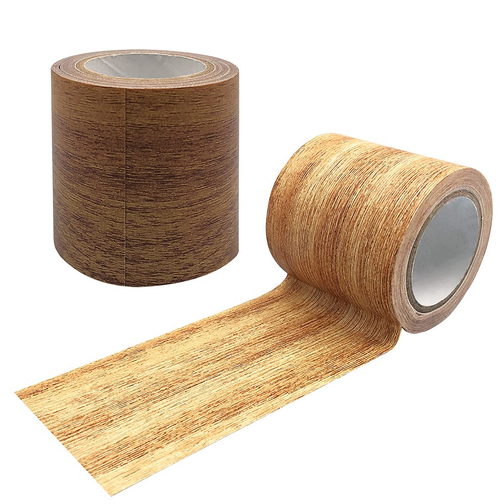 SourceTon 2.2 Inch x 15 Feet Repair Tape for Wood, 2 Roll Wood Grain ...