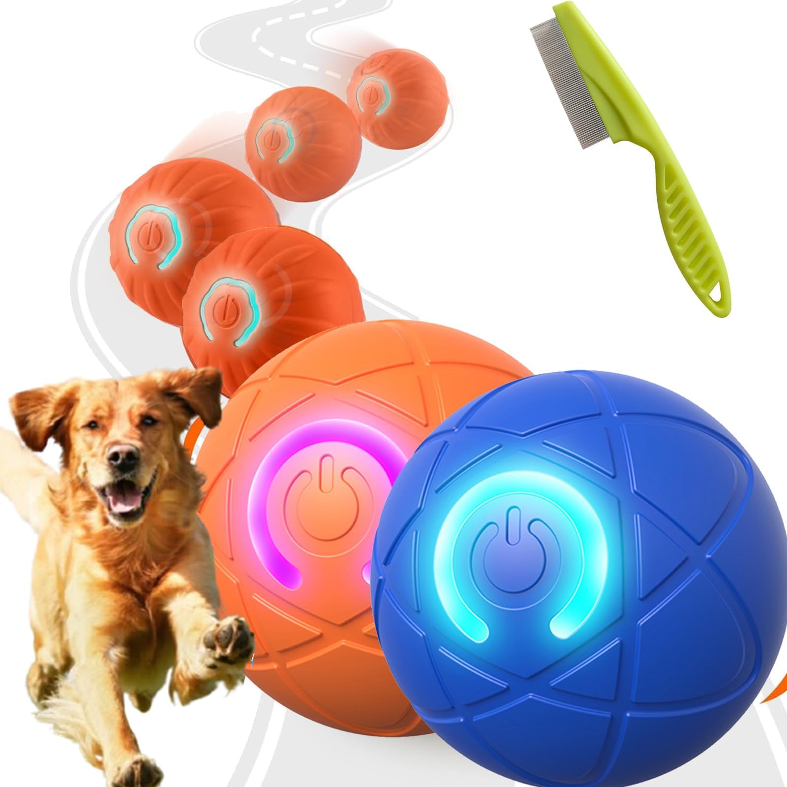 Amazon.com: Vibrating Dog Ball,Shaky Ball Toy for Dogs,Interactive Dog ...