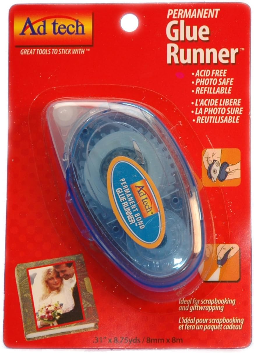 Amazon.com: Adhesive Technologies 05620 Permanent Glue Runner : Office ...