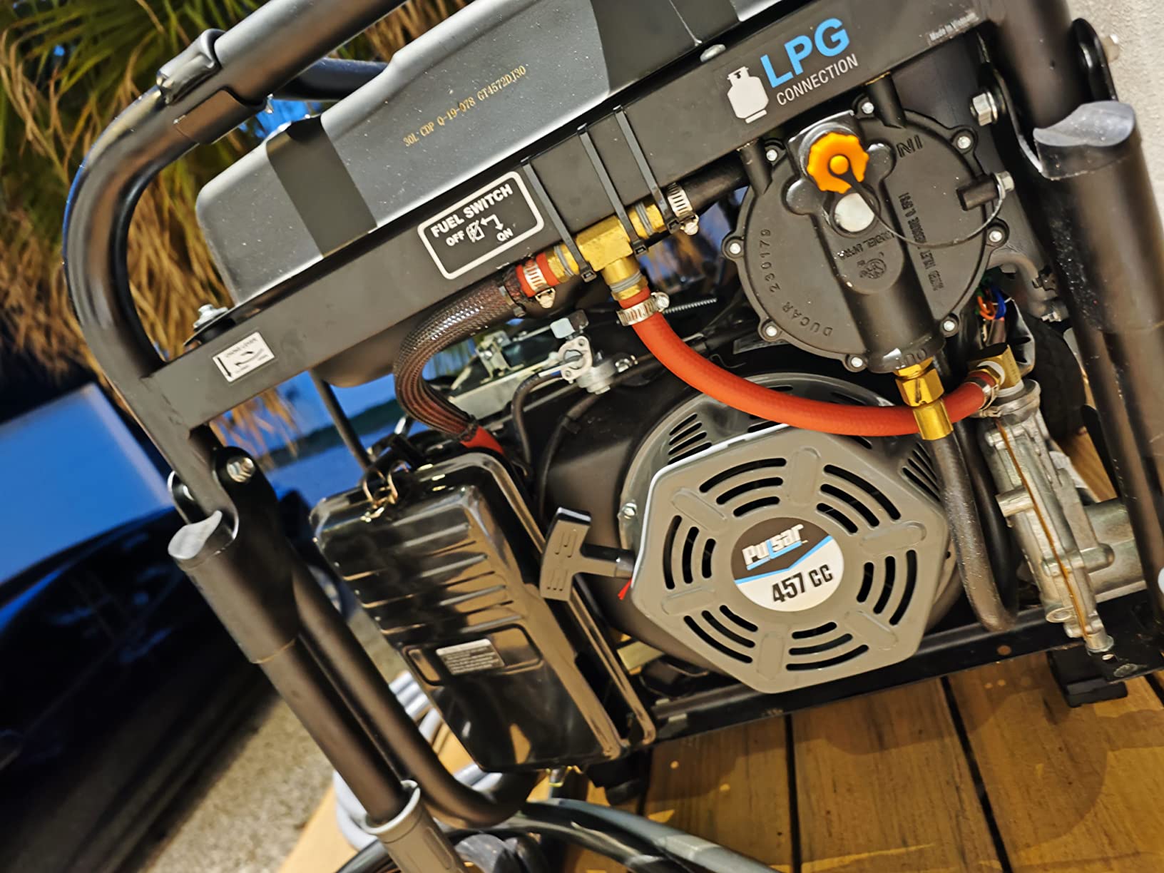 $83/mo - Finance Pulsar G12KBN Heavy Duty Portable Dual Fuel Generator ...