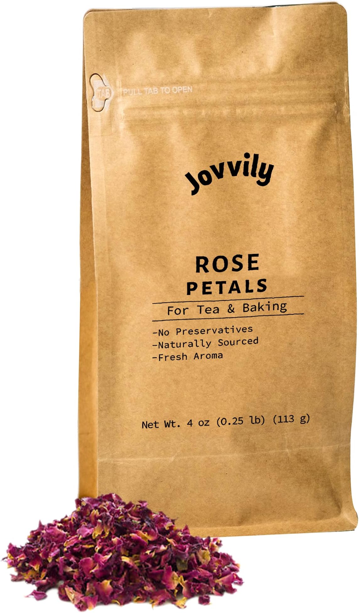 Amazon.com : Ammzar Sun-Dried Rose Petals & Dried Rose Buds Whole In ...