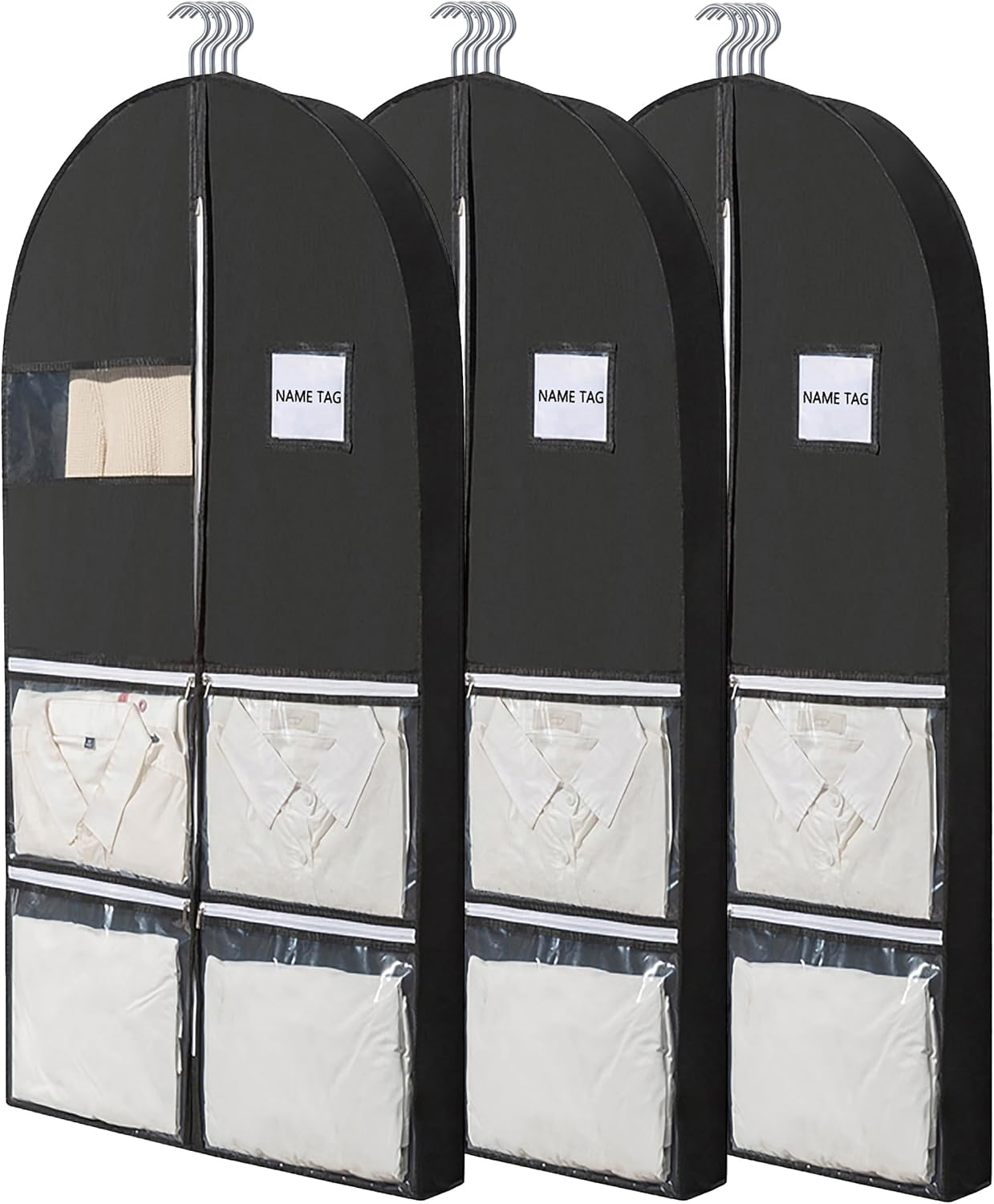 Amazon.com: Tofcbye 49" Garment bag with pockets and 4" gussets for ...