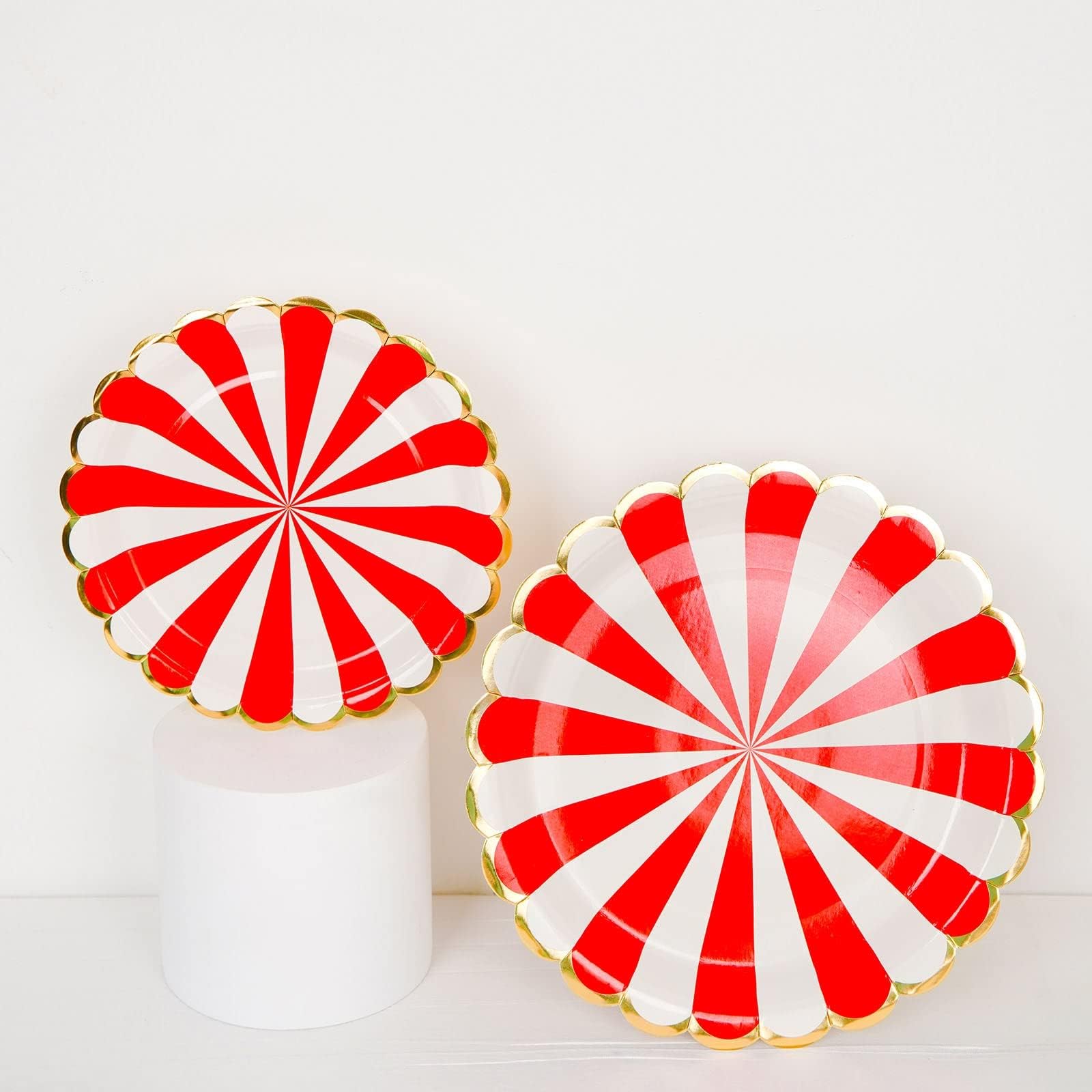 Amazon.com: Confettiville Party Paper Plates, 50-Pack, Disposable Paper ...