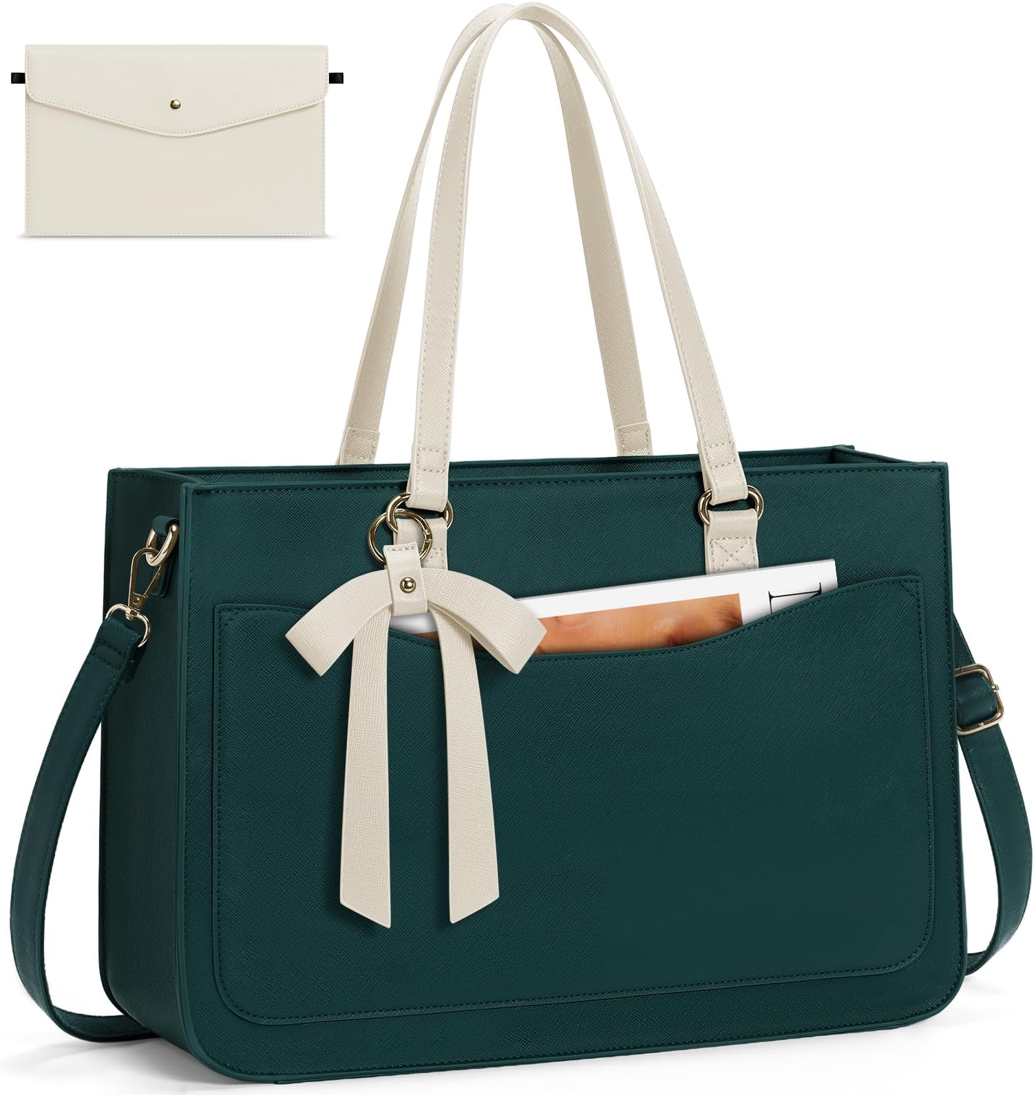 RAINSMORE Bolsas de Mujer para Laptop 15,6 Pulgadas Maletin para Laptop ...