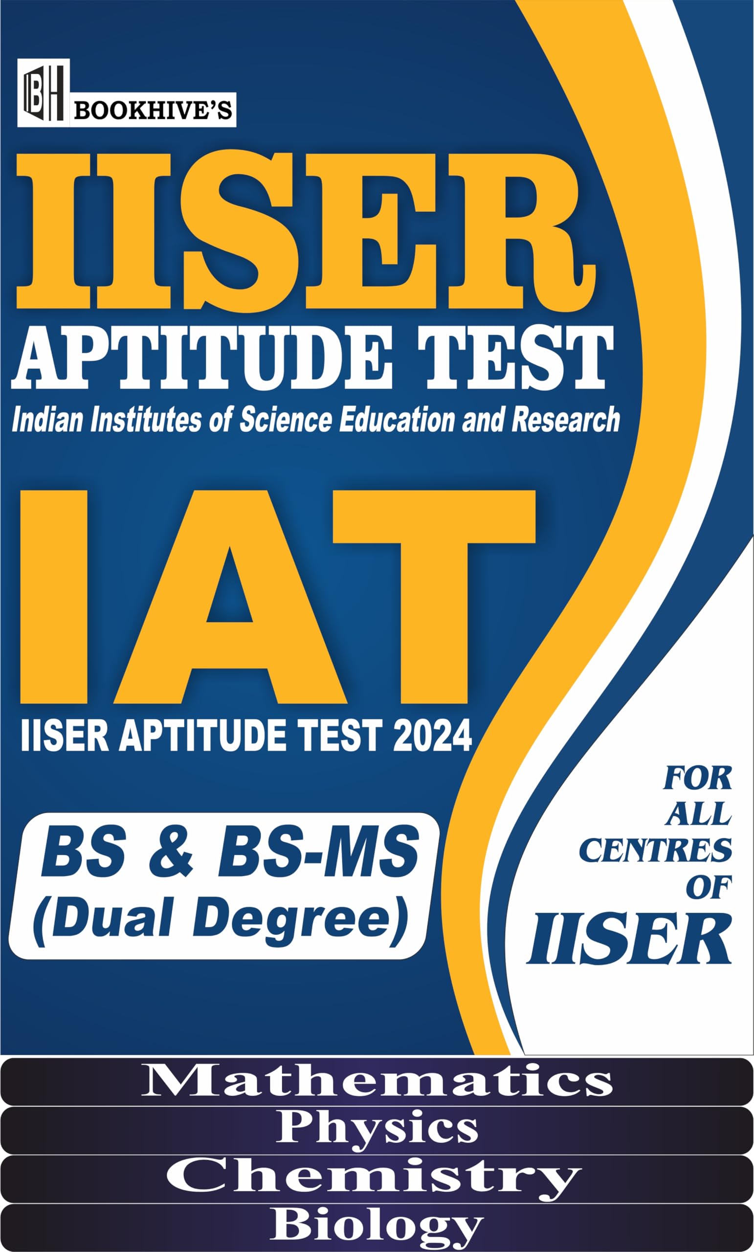 IISER Aptitude Test 2024 (Set of 4 Books) IAT BS & BS-MS (Dual Degree ...