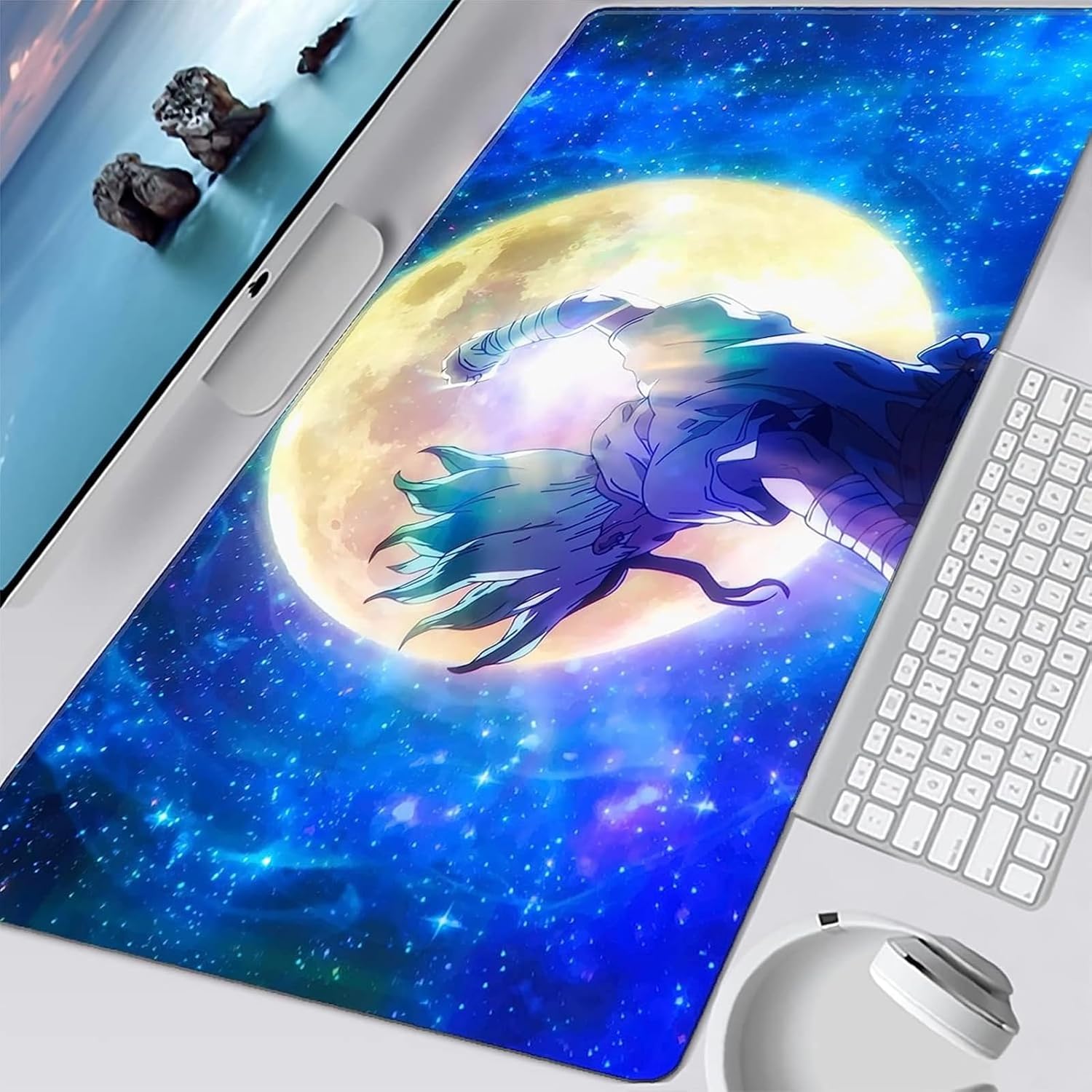 Weeb Gaming Mouse Pads Dr.Stone Large Mouse Pad Gamer Anime Mouse Mats ...