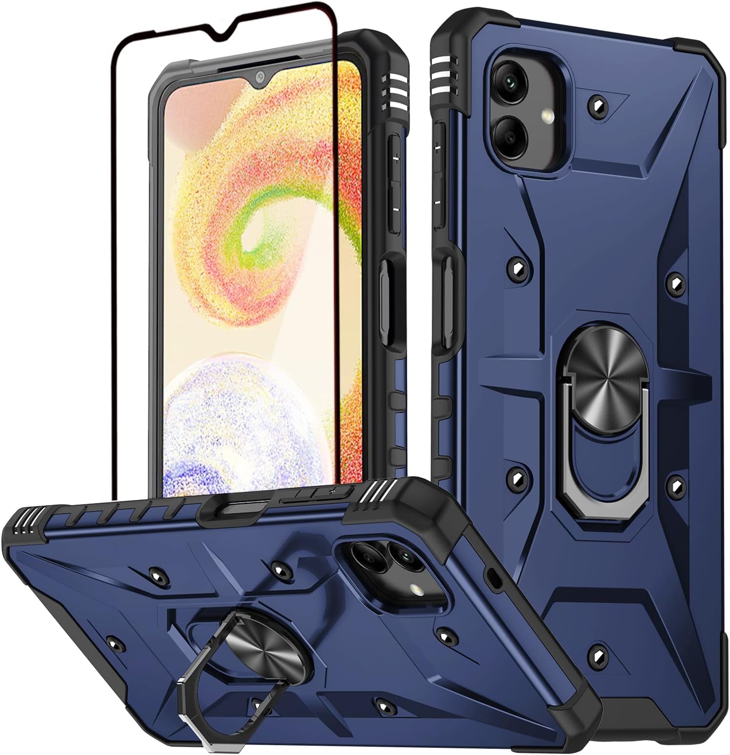 Amazon.com: Asuwish Phone Case for Samsung Galaxy A04 with Tempered ...