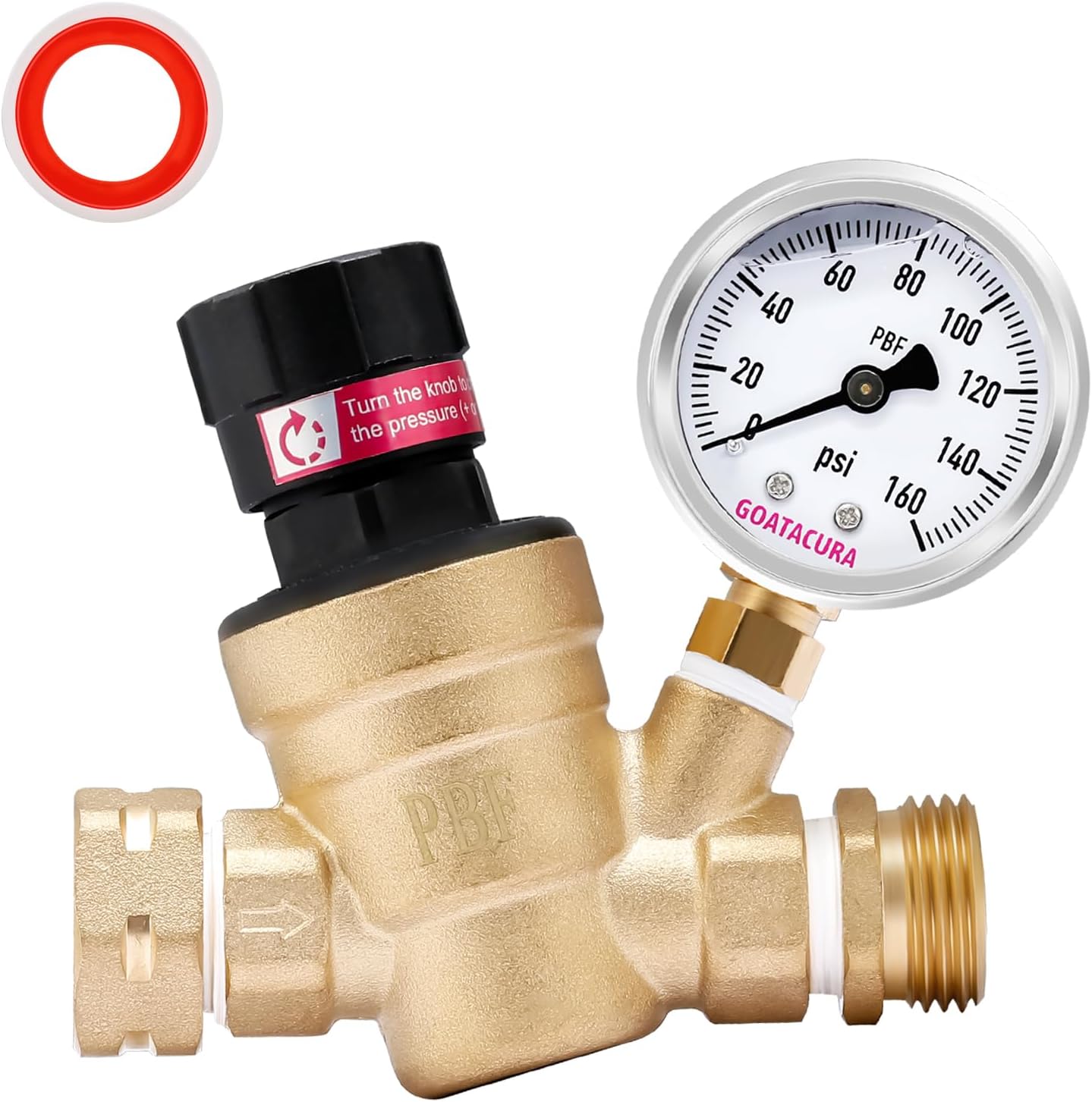 Amazon.com: GOATACURA RV Water Pressure Regulator, Lead-Free Brass ...