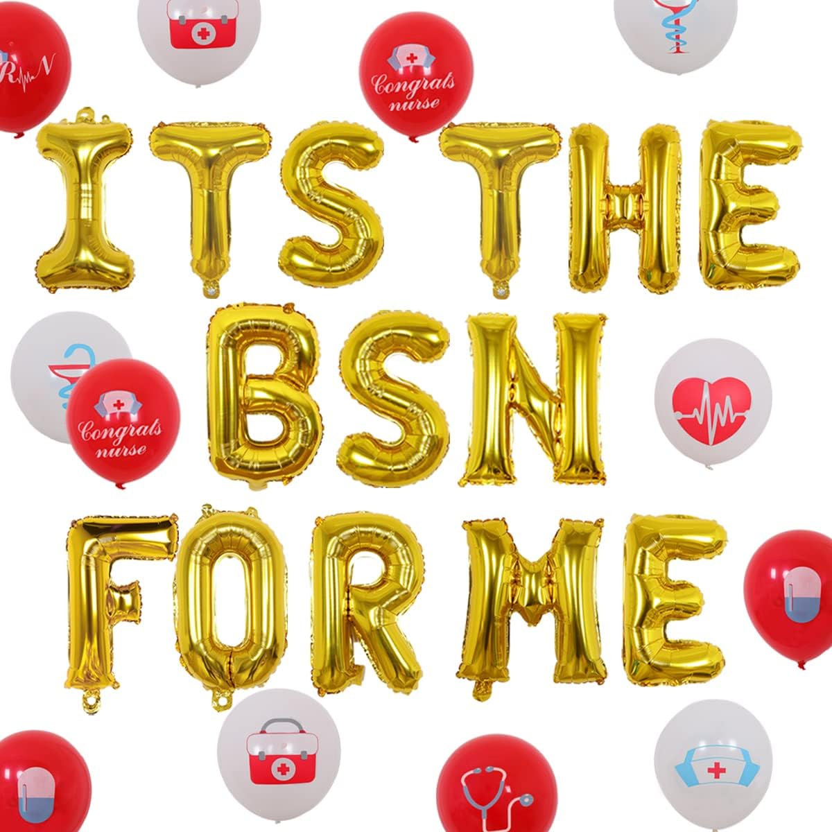 Amazon.com: Nurse Graduation Decorations, BSN Graduation Party ...