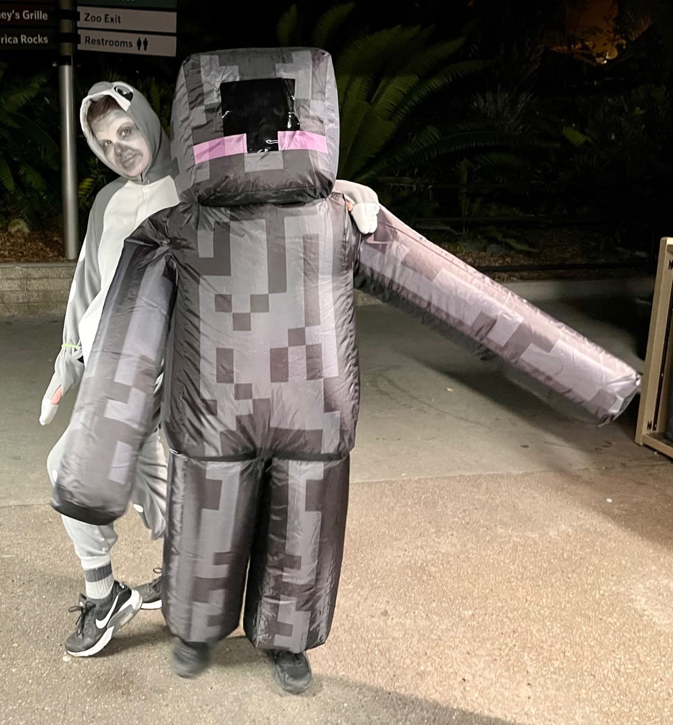 $9/mo - Finance Kid's Minecraft Inflatable Enderman Costume | Buy Now ...