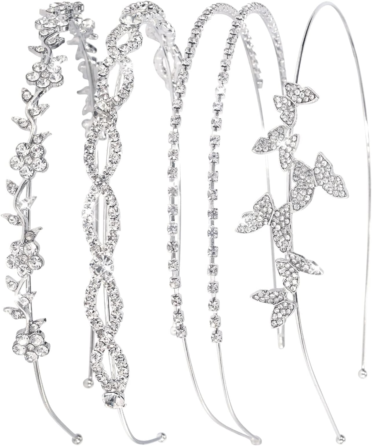 Amazon.com : Denifery Flower Girl Rhinestone Crystal Headband Baby ...