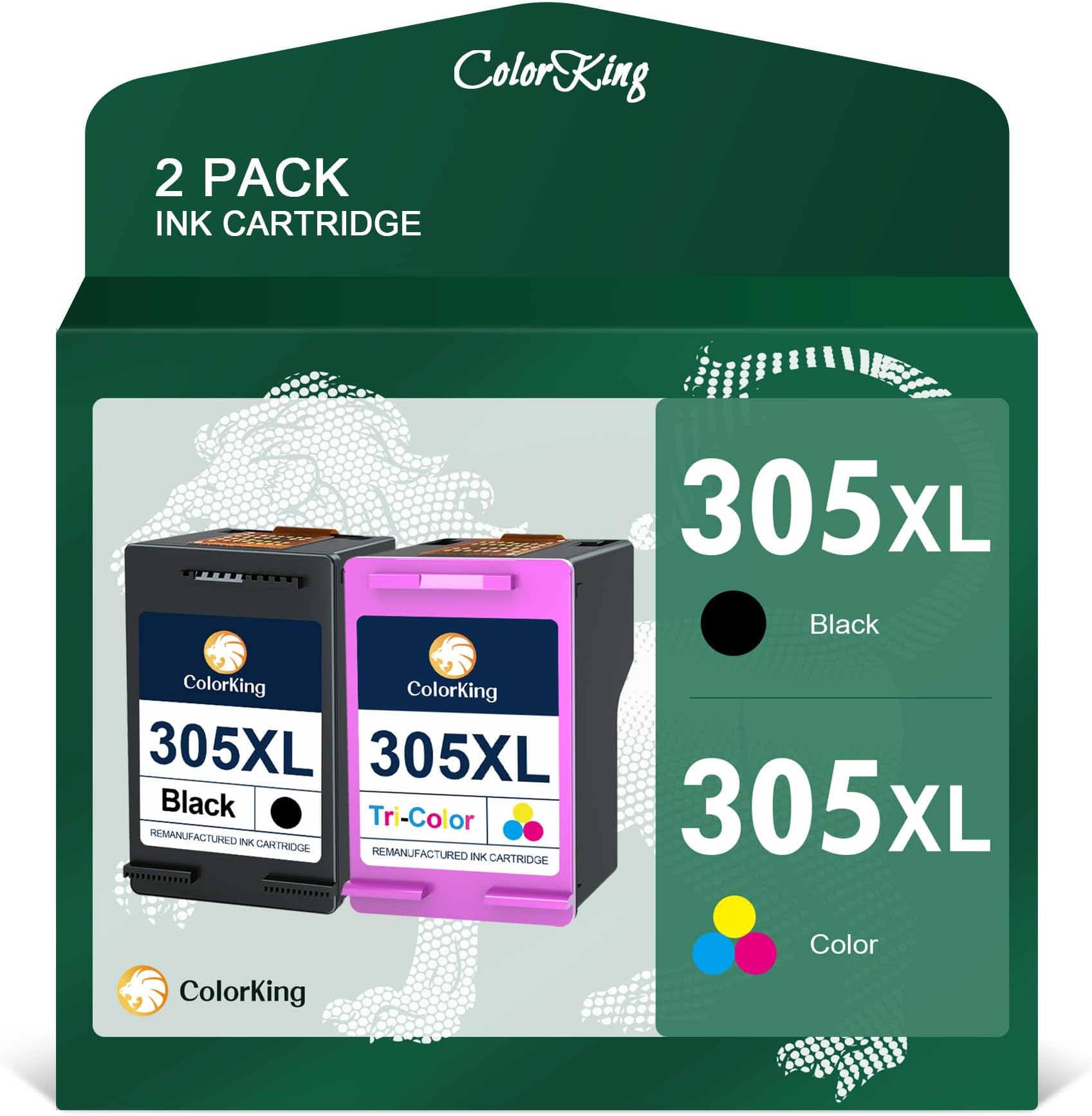 HP 305 Colour Original Printer Cartridge DeskJet, DeskJet Plus, ENVY ...