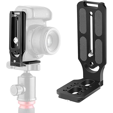 Neewer L Shape Bracket Quick Shoe QR Plate Vertical Shooting Camera L ...