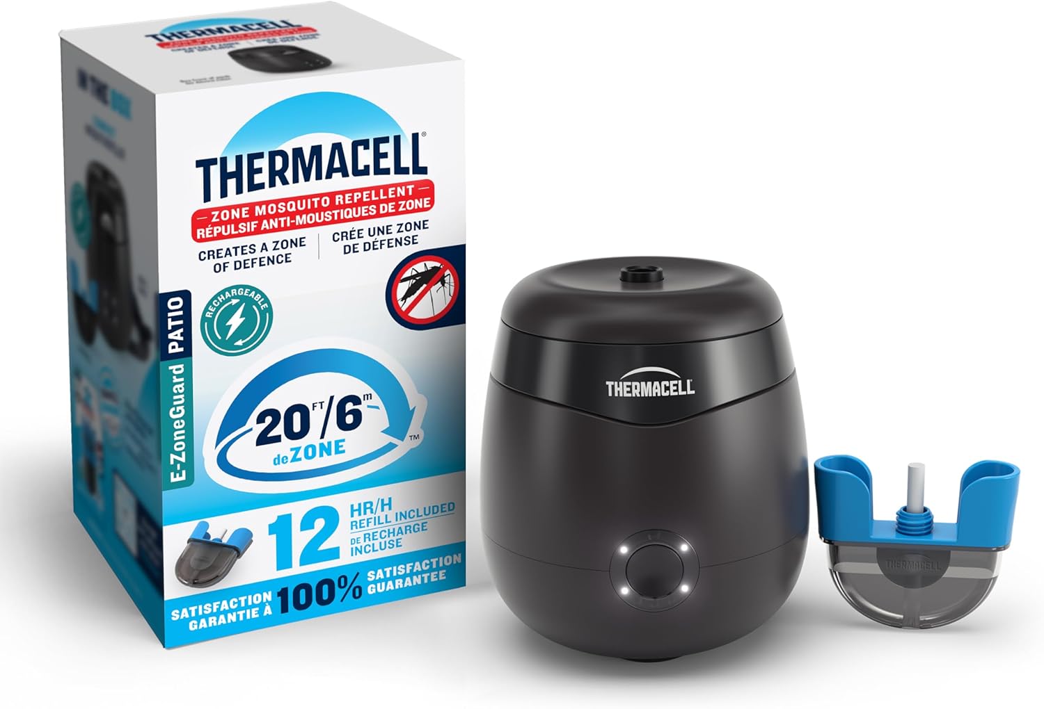 Thermacell Patio Shield Répulsif anti-moustiques E-Series E552CHRCA ...