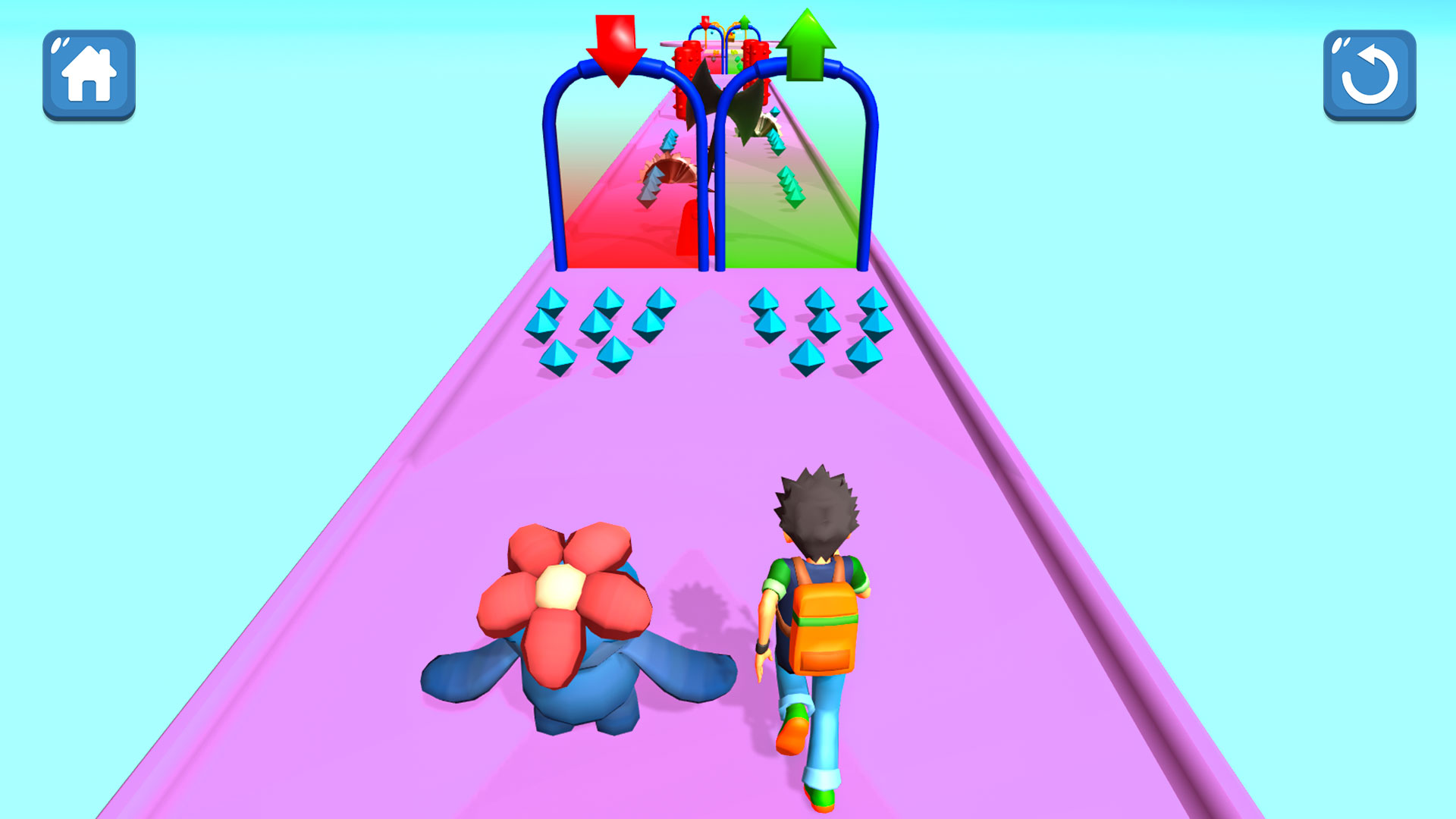 Monster Squad Runner! Pocket Monster Rush 3D - Battle Monster Run Fight ...