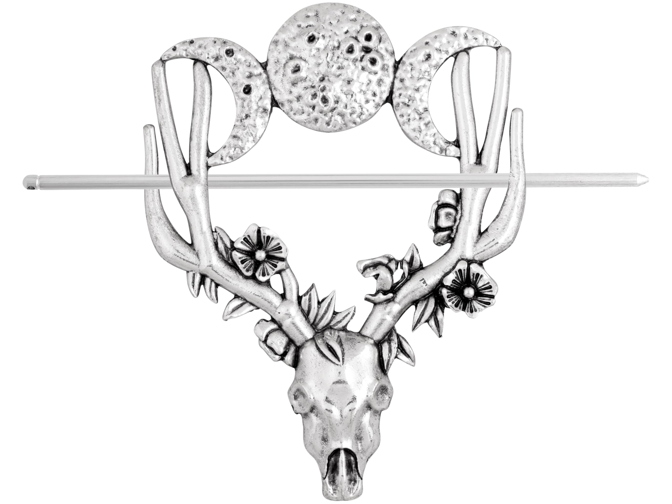 Amazon.com : HAQUIL Gothic Buffalo Moon Witchy Hairpin Triple Moon ...
