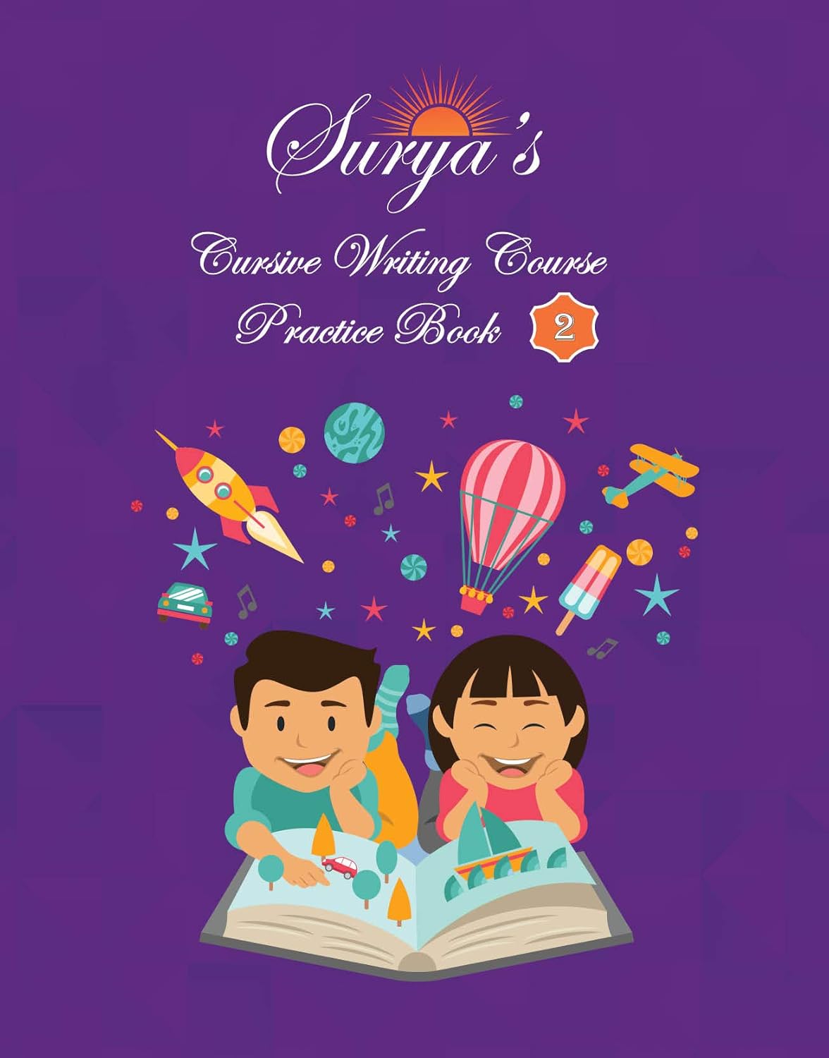 Buy Surya's Cursive Writing Course - Practice Book 2 Book Online at Low ...