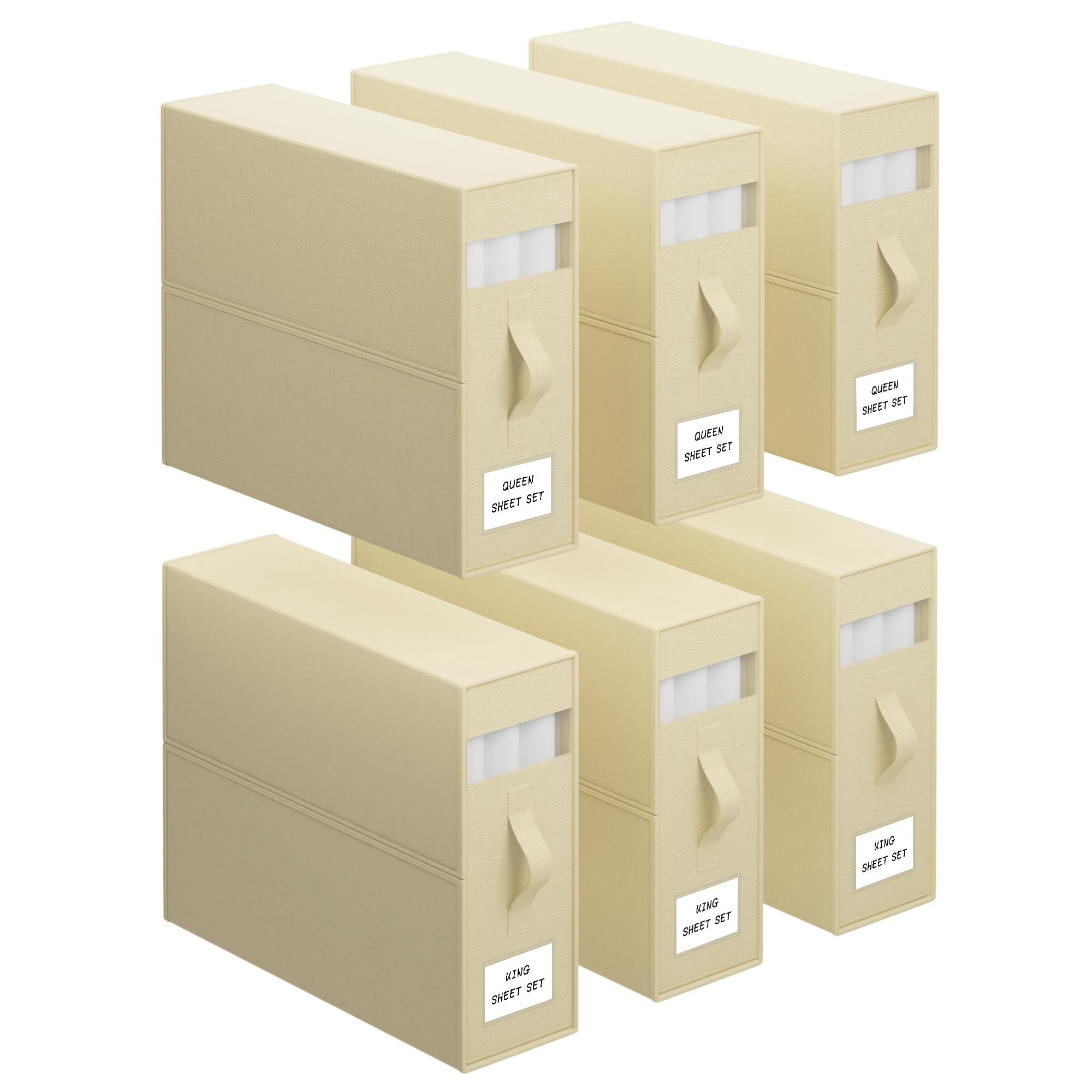 Amazon.com: PARANTA Bed Sheet Organizers and Storage 6 Pack,Foldable ...