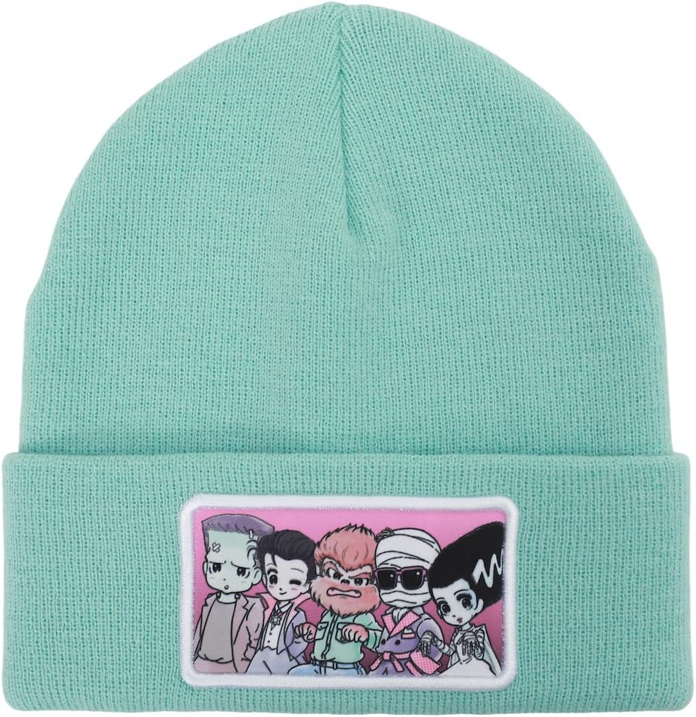 Universal Monsters Cutesy Monsters Sublimated Patch Beanie Blue at ...