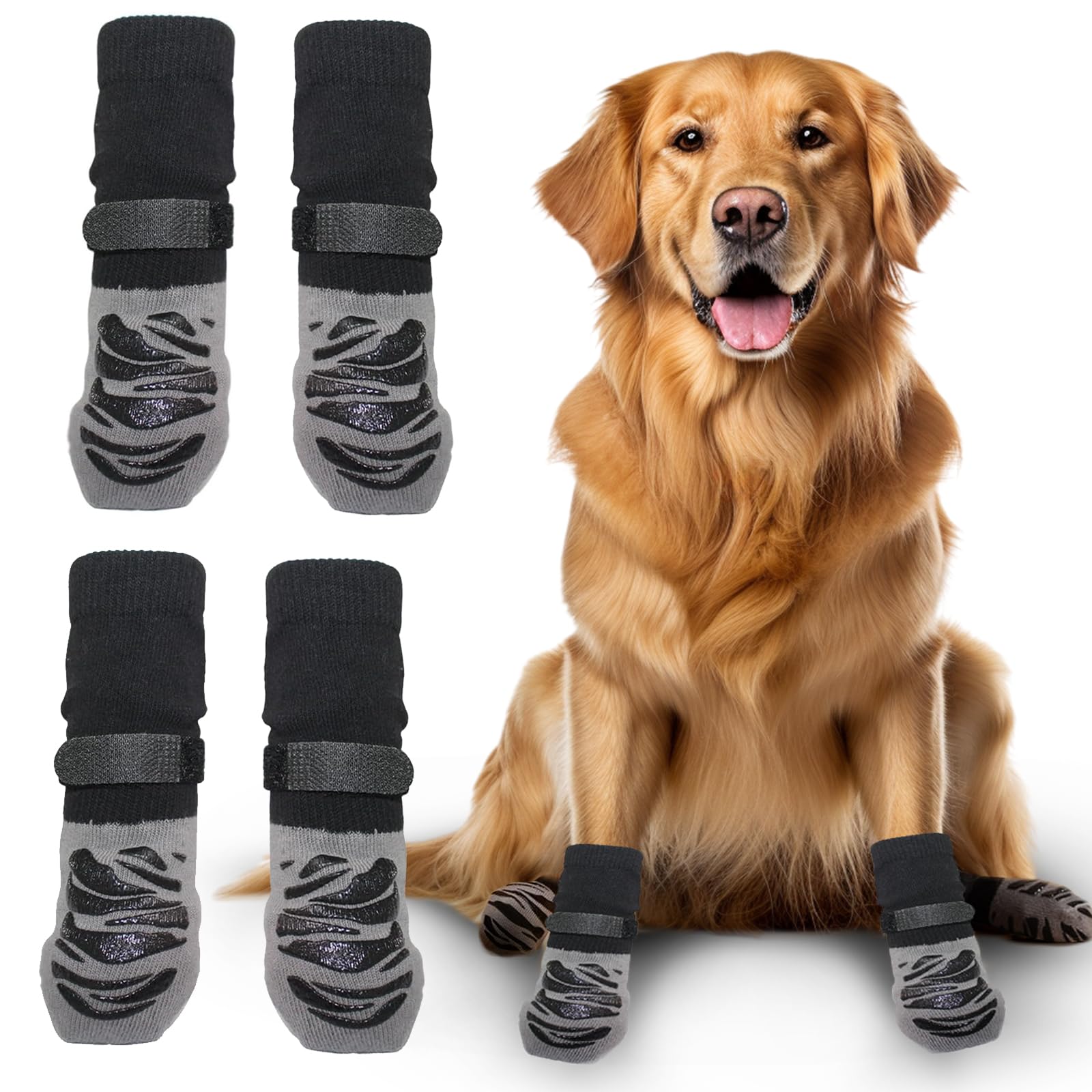 Anti-Slip Dog Socks, and Great for Dog Paw Protection, Premium for ...