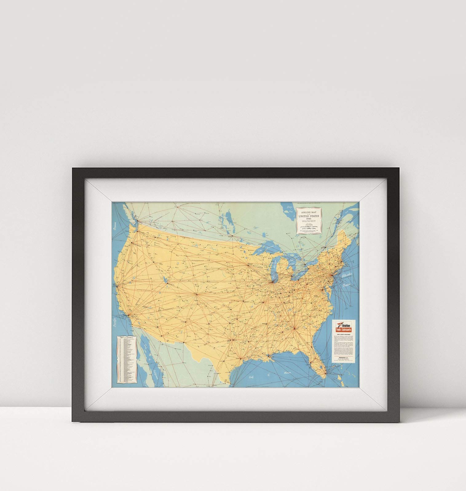 Buy Mapa Carto LLC 1961 Map Of United States Airline Map Of The United buy-mapa-carto-llc-1961-map-of-united-states-airline-map-of-the-united