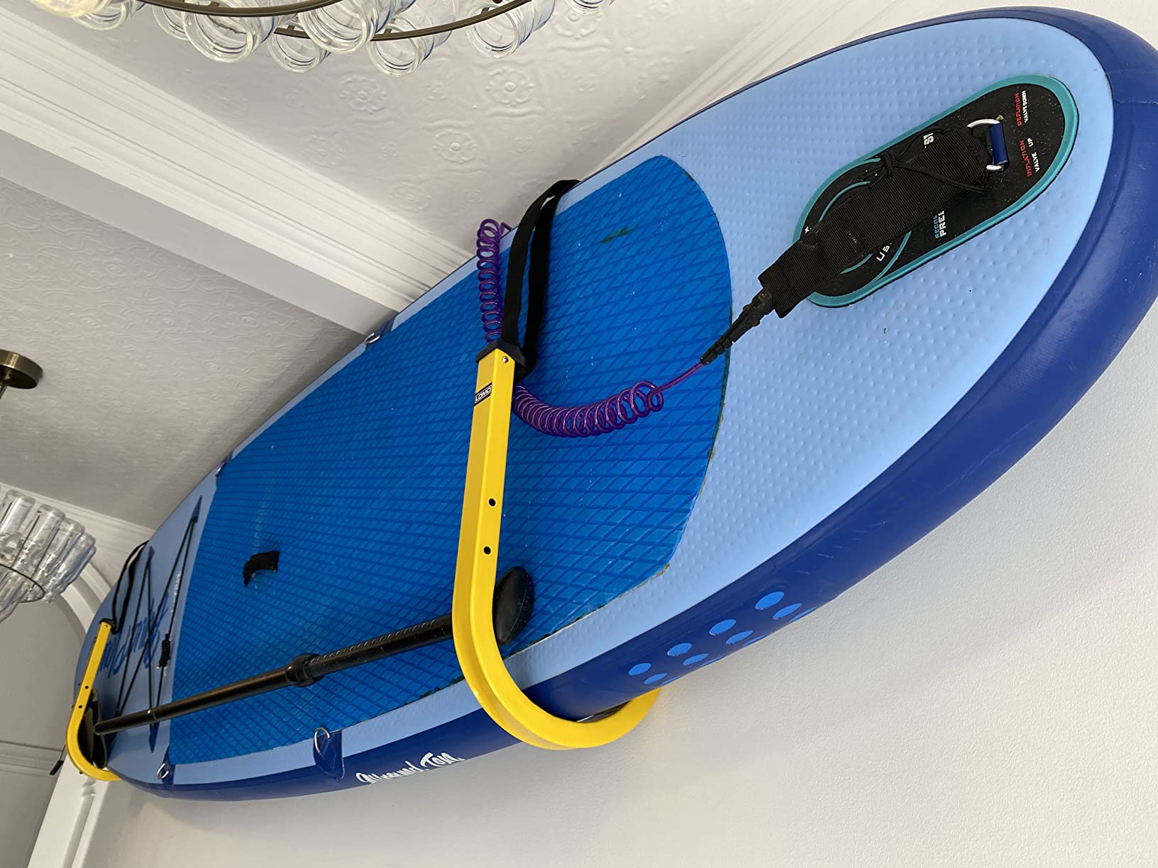 Lomo Surfboard & SUP Board Suspension Wall Rack Mounts - Yellow ...