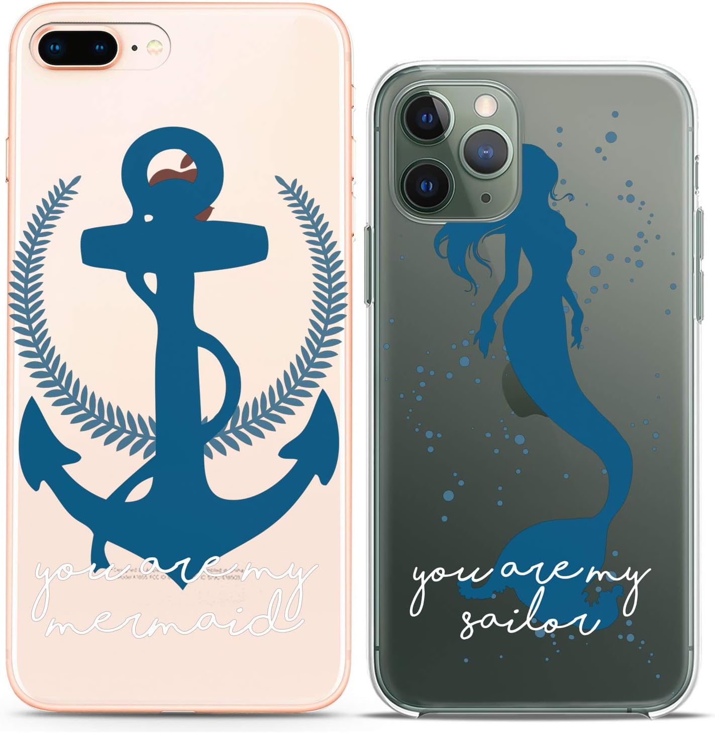 Amazon.com: Cavka Matching Couple Cases Compatible for iPhone 16 15 14 ...