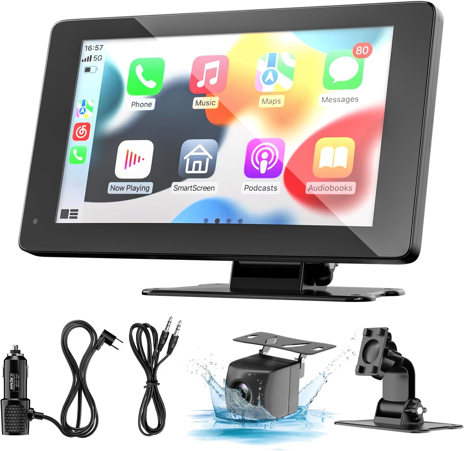 2025 Wireless Carplay Display Android Auto Display mit Stehende ...