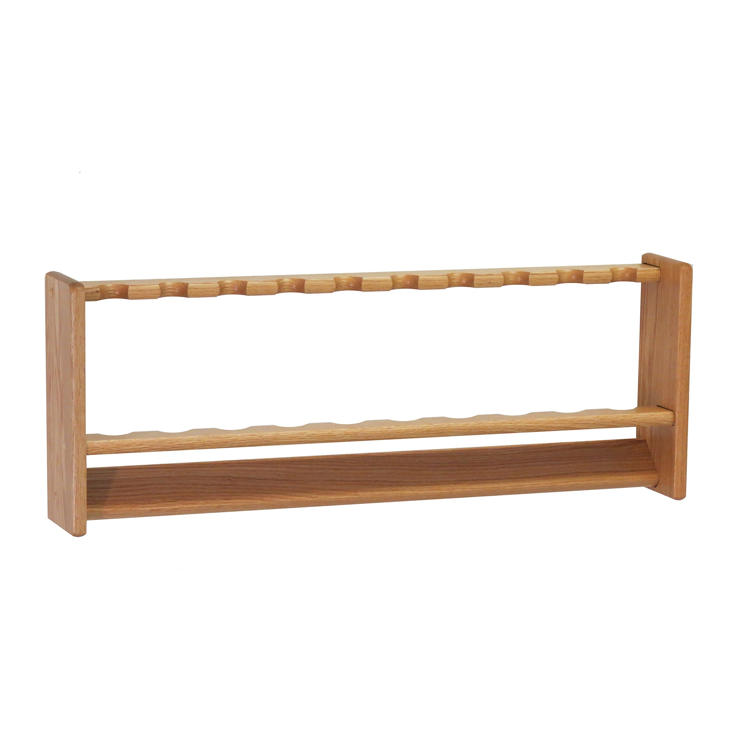 Amazon.com: Wooden Mallet, 10, Light Oak Fishing Rod Rack : Sports ...