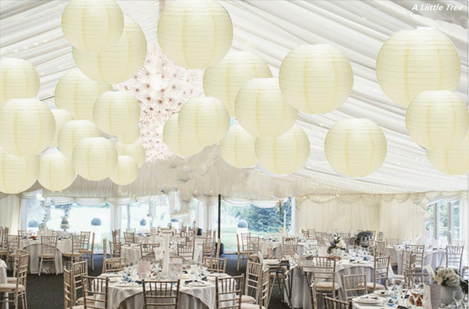 Ivory Lanterns For Wedding