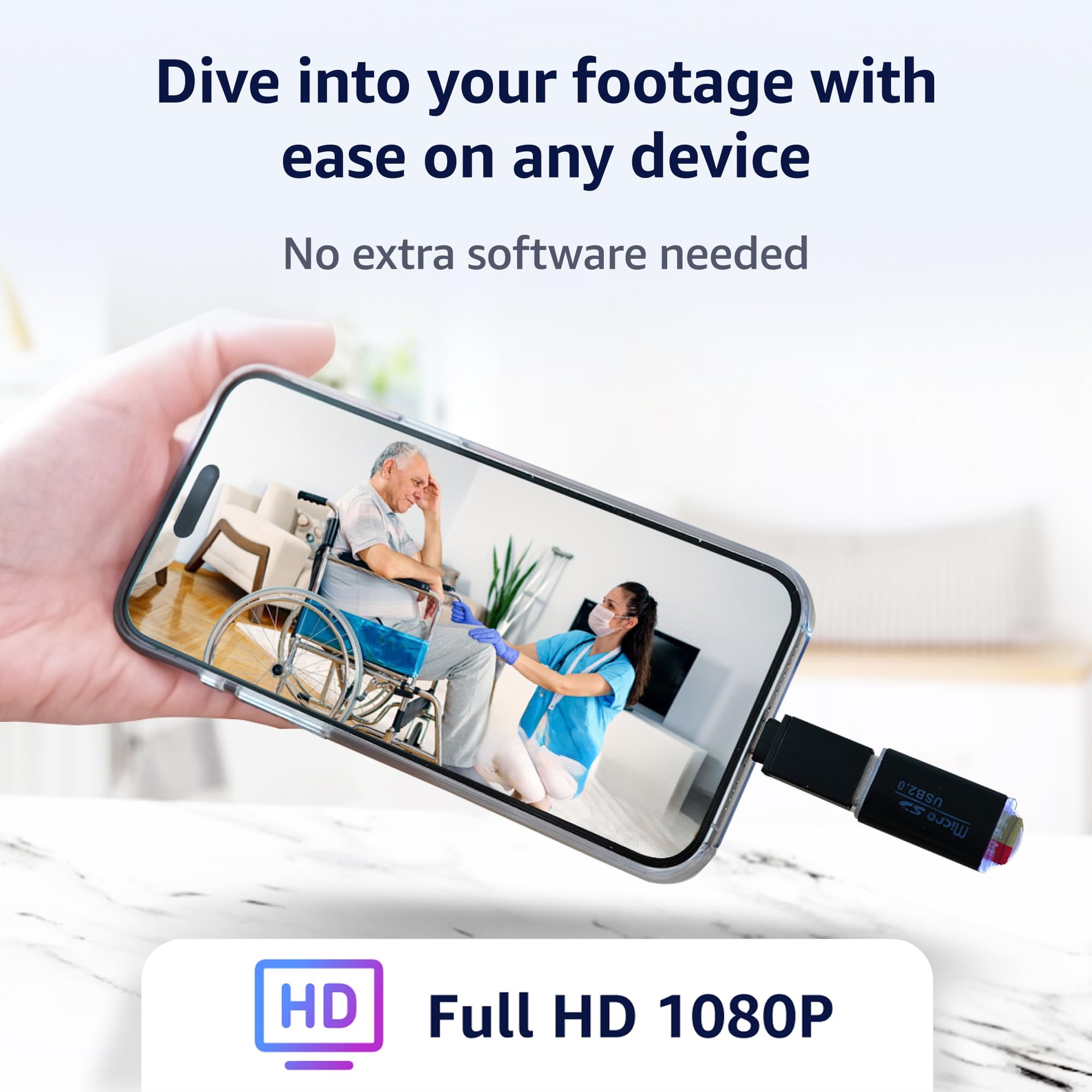 Snapklik.com : Hidden Spy Camera 1080p Plug-in Mini Cam, No Wi-Fi ...