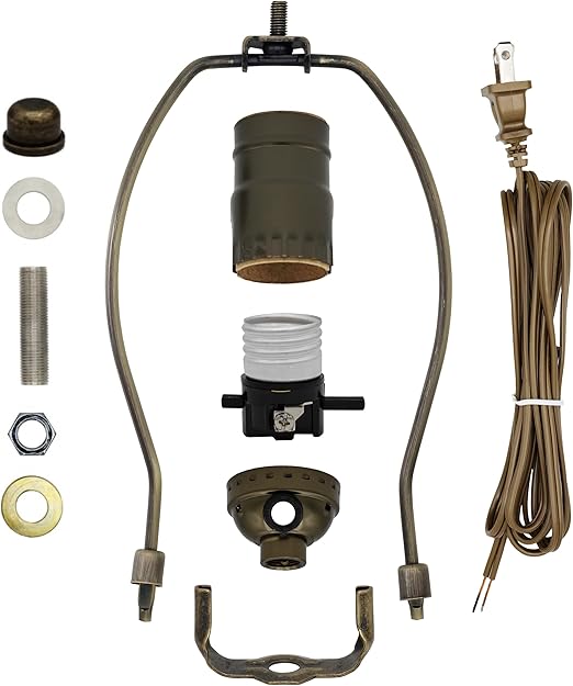 Amazon.com: Creative Hobbies® ML93HA Antique Brass Finish Make-A-Lamp ...