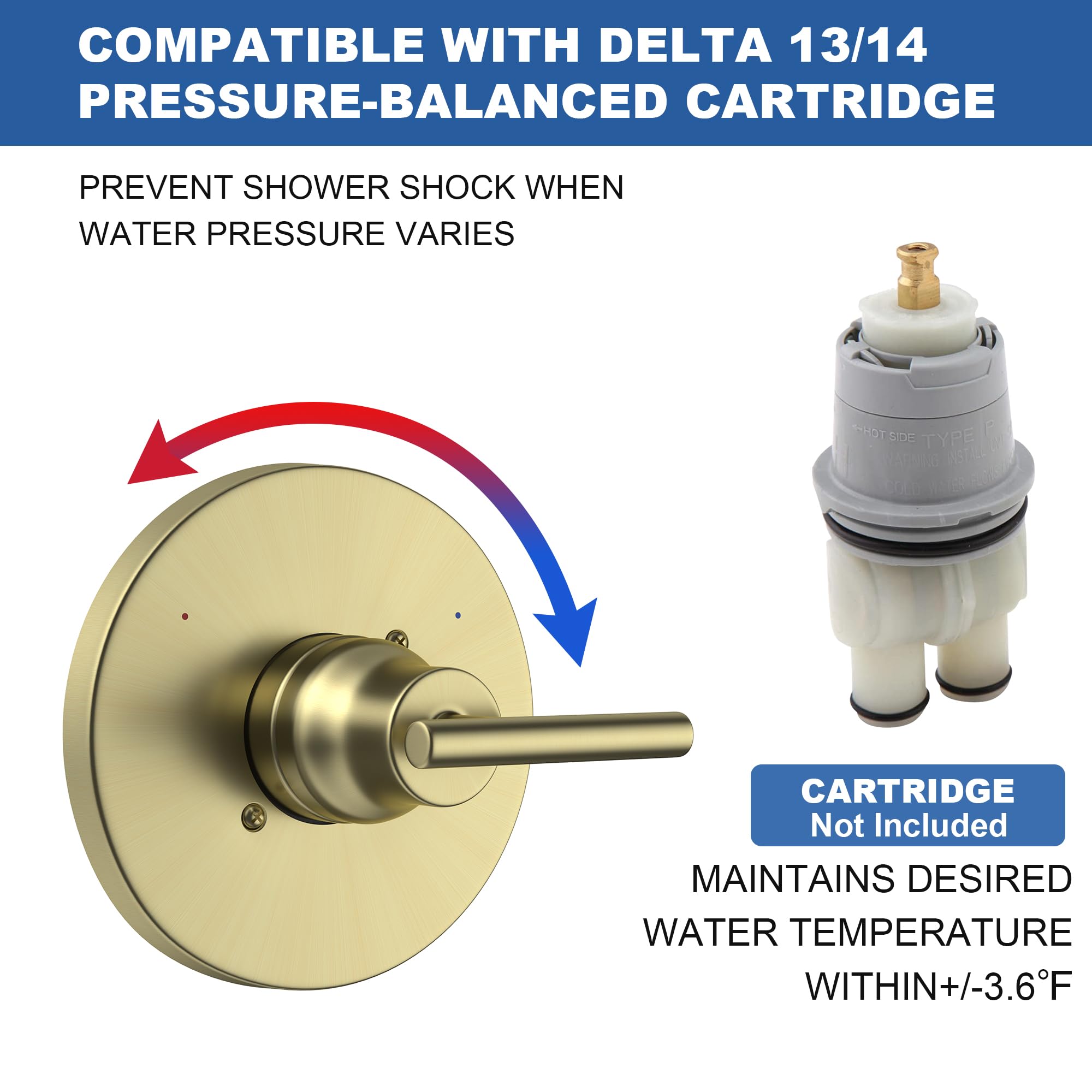 Snapklik.com : Replacement For Delta Faucet Trinsic 14 Series Single ...
