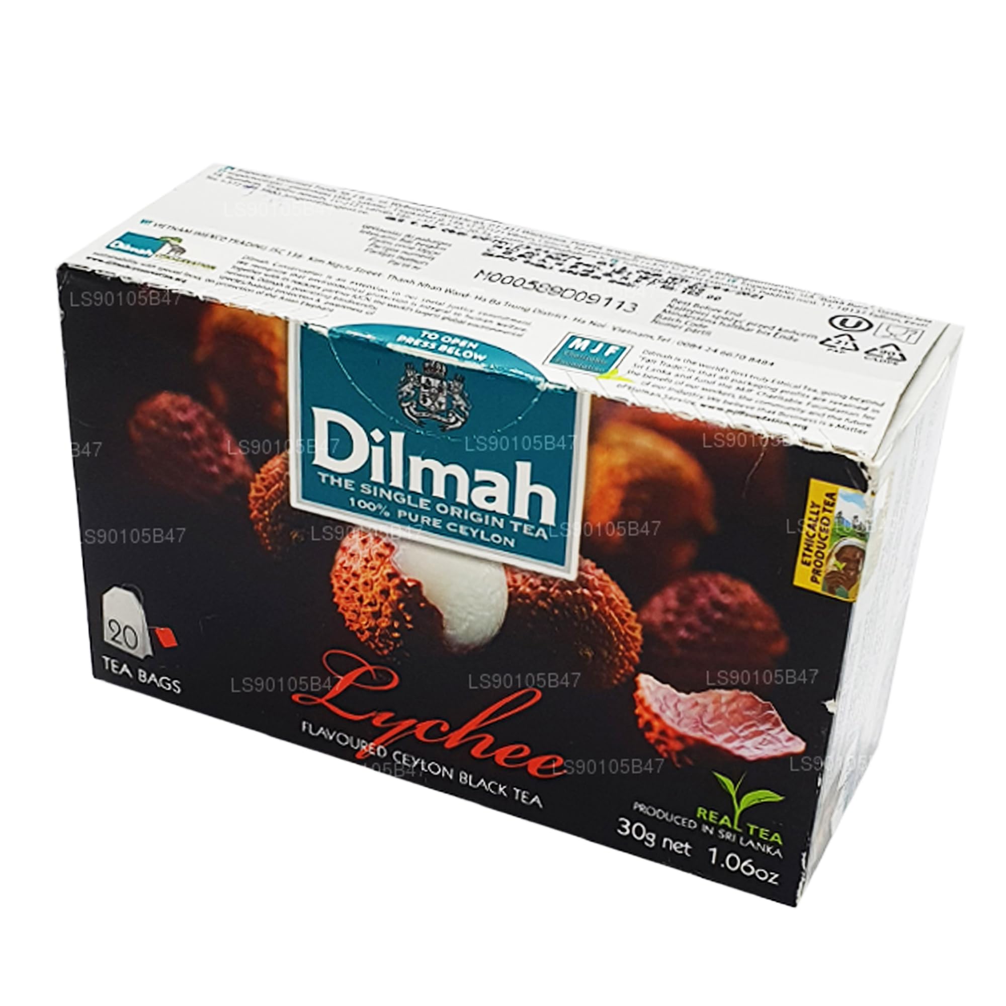 Snapklik.com : DILMAH Lychee Flavored Black Ceylon Tea - 20 ...