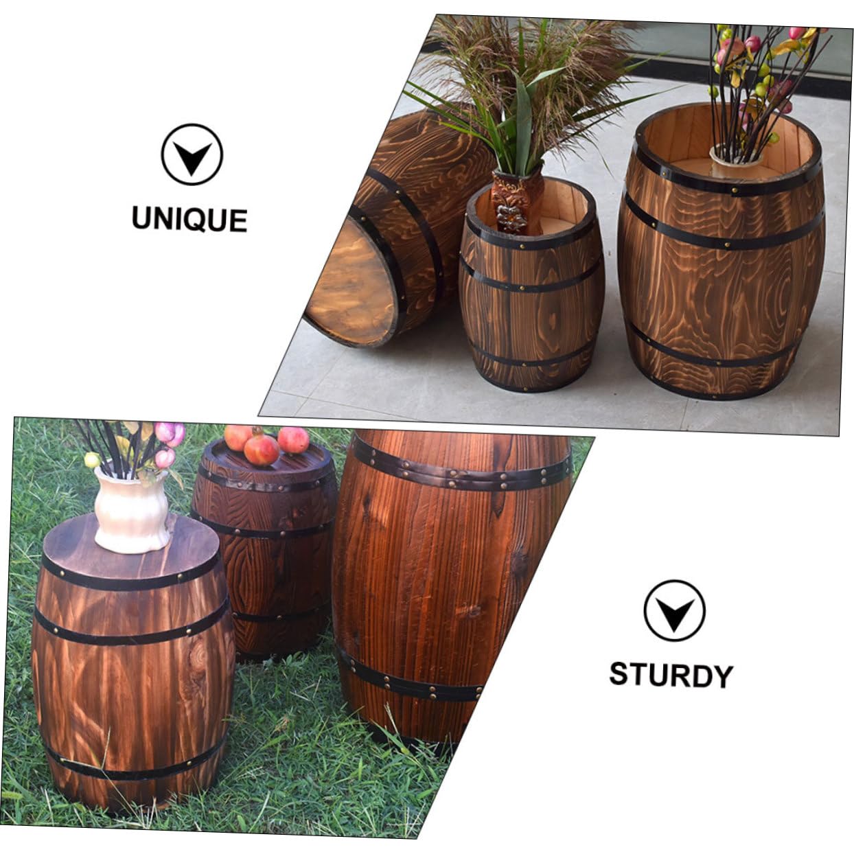 Wood Barrels for Decoration: Transform Your Space with Rustic Charm – Decor
