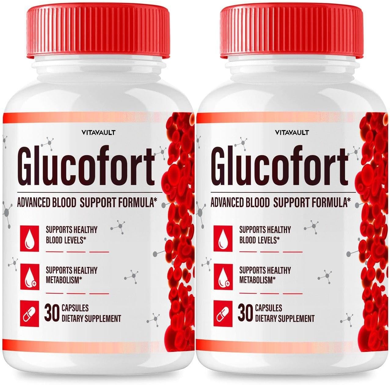 Amazon.com: (2 Pack) Glucofort, Max Advanced Blood Support Formula ...