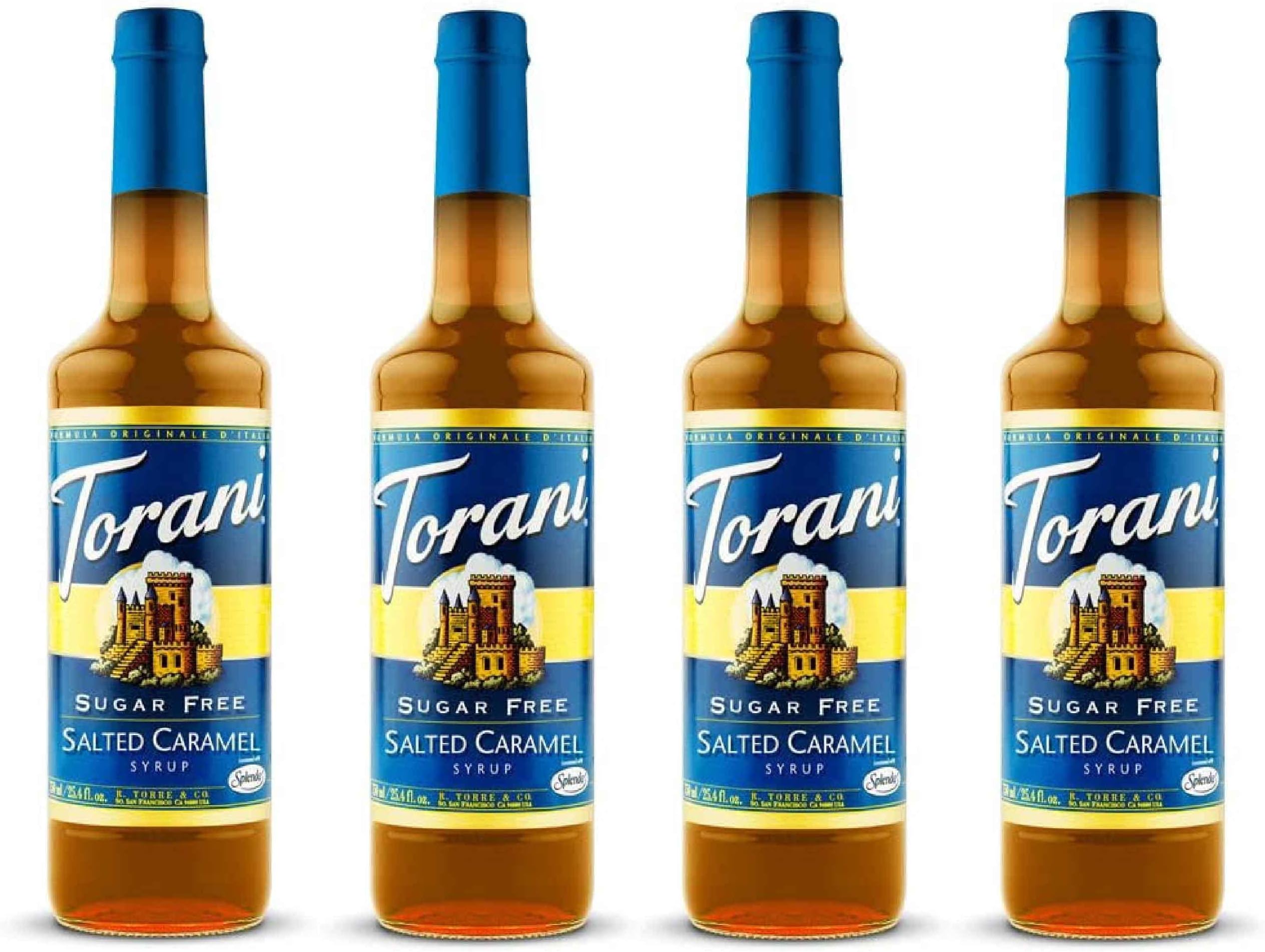 Amazon.com : Torani Caramel Syrup, Sugar Free, 12.7 Fluid Ounces (Pack ...