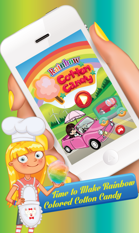 Rainbow Cotton Candy Maker - App on Amazon Appstore