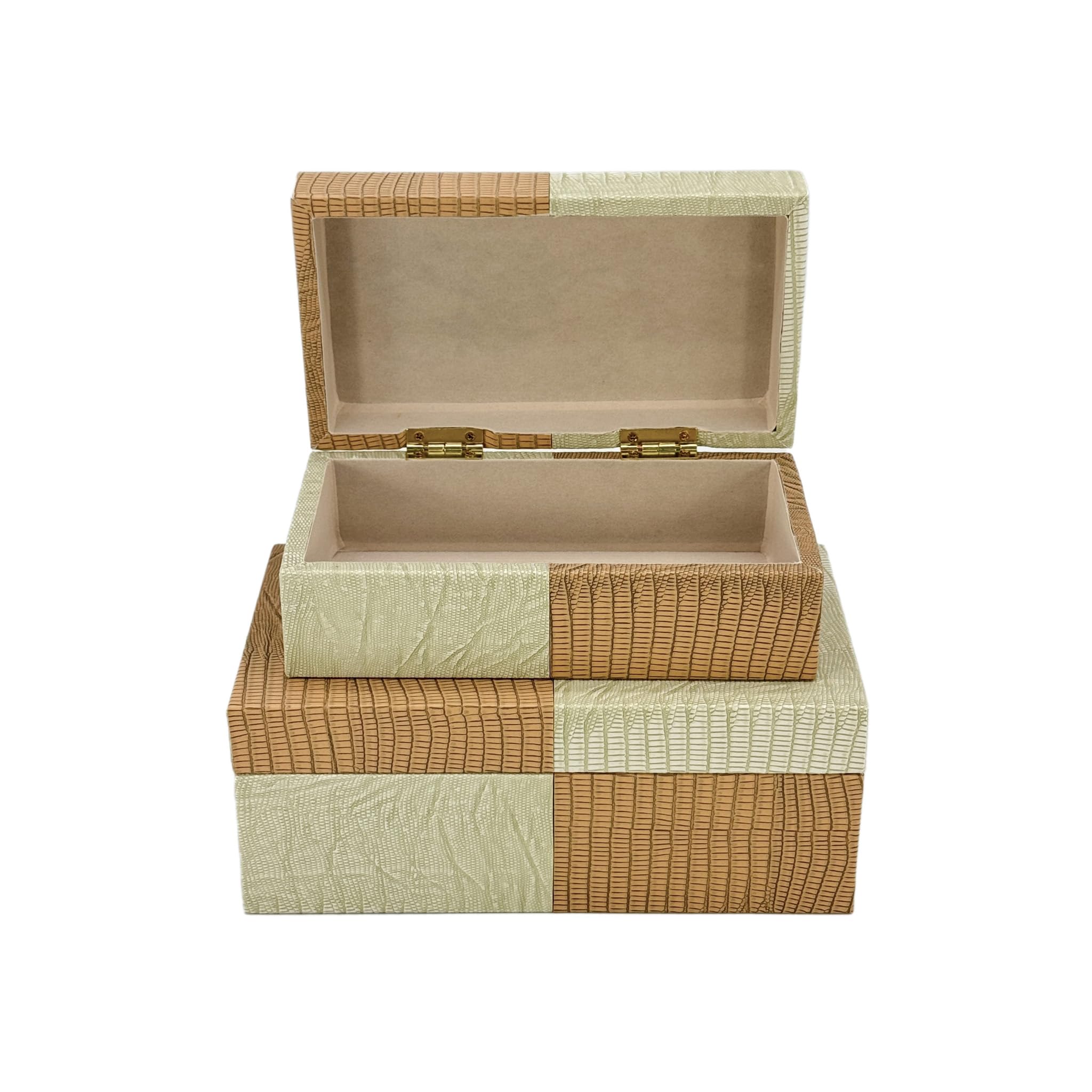 Amazon.com: Galt International Vegan Aligator Leather Decorative ...