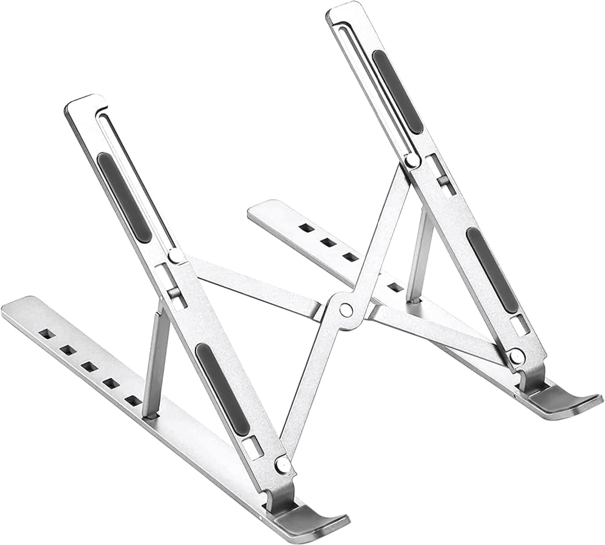 ZULFI Laptop Stand for Desk Foldable & Adjustable Height Computer Stand ...