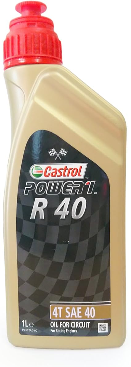 Castrol Power 1 R40 SAE40 4T Racing & Classic Motorcycle Oil - 5x1L = 5 ...