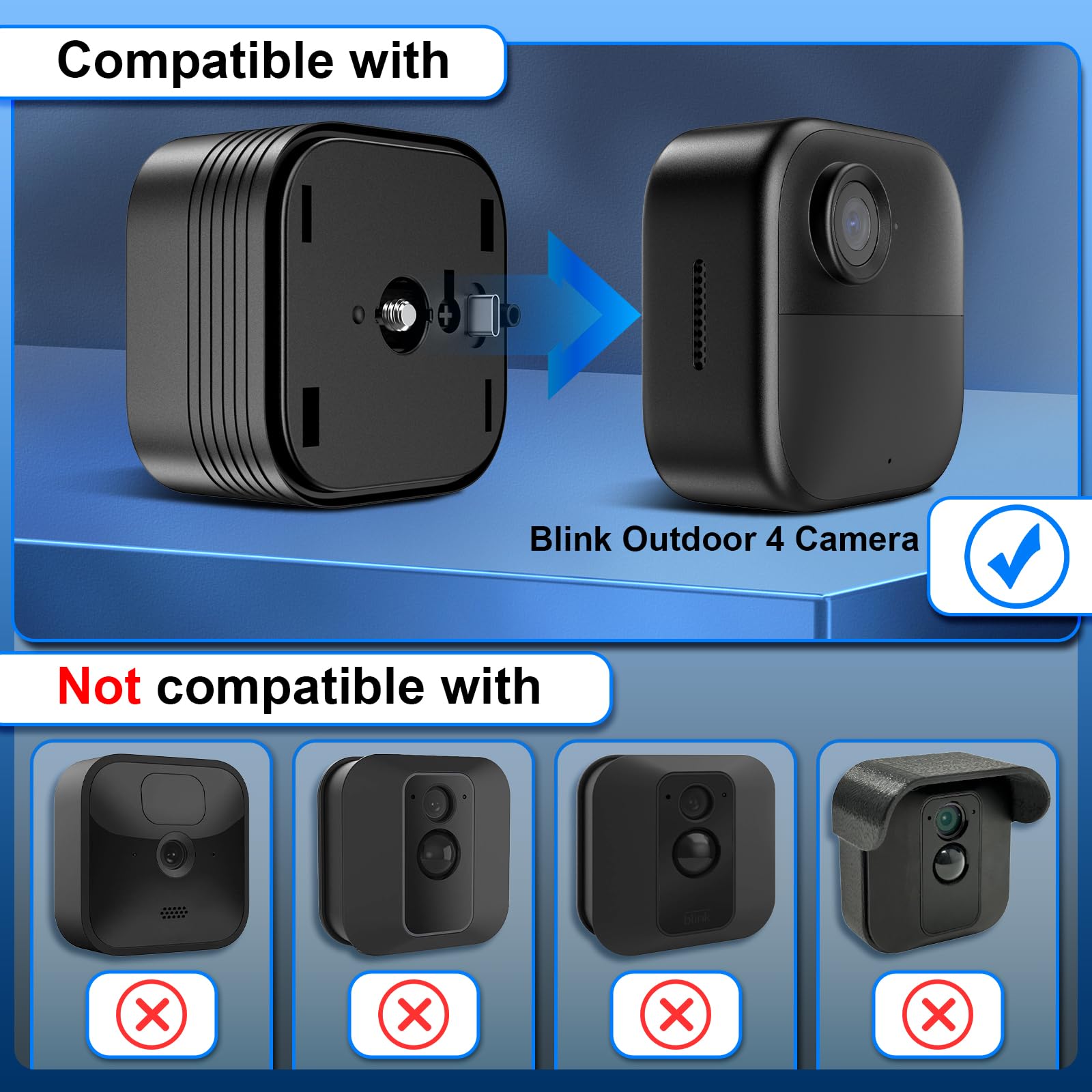 Snapklik.com : Batteries For Blink Outdoor 4 Camera- 6000mAh ...