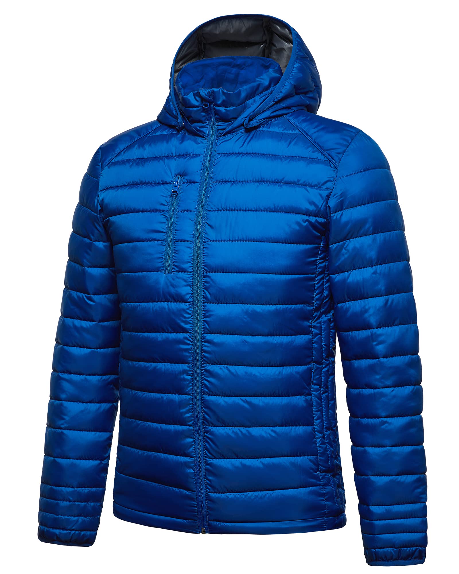 Snapklik.com : Fit Space Mens Down Alternative Jacket Quilted ...