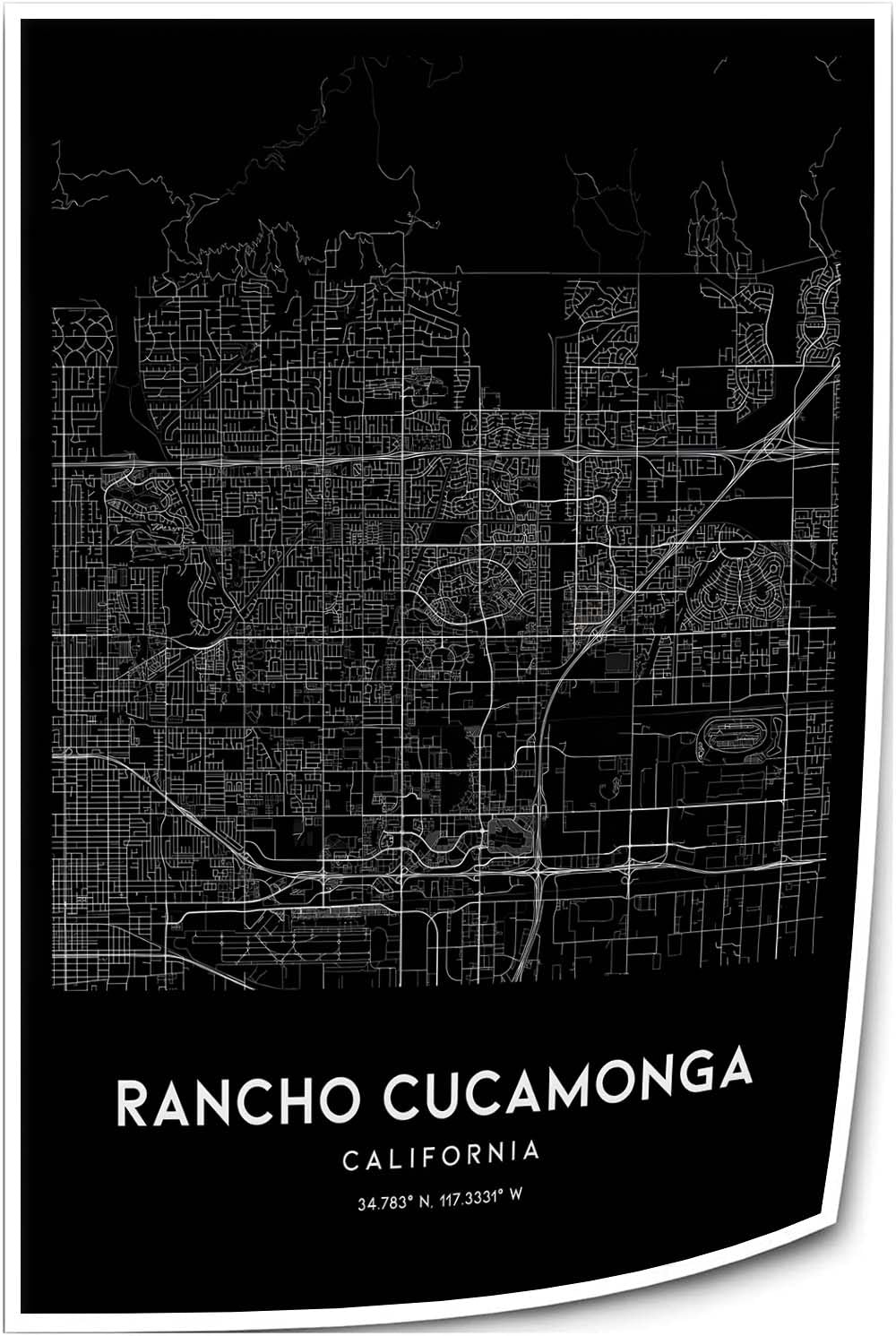 Rancho Cucamonga California Map Rancho Cucamonga ZIP Code Map | Rancho
