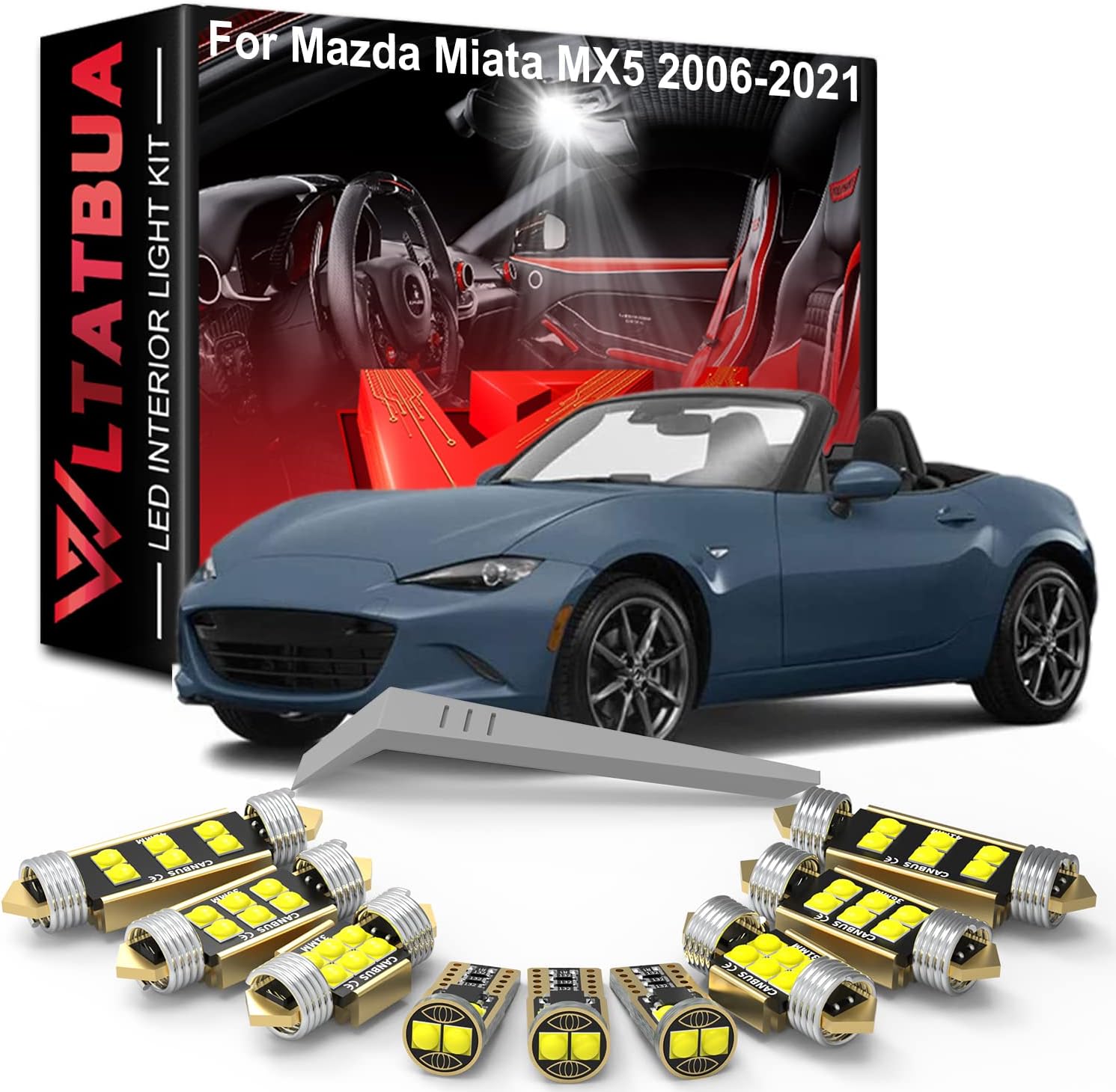 Amazon.com: WLTATBUA LED Interior Light Kit Package Replacement for ...